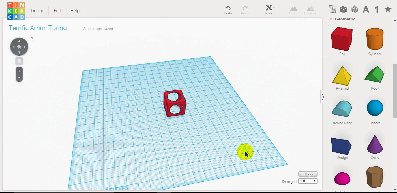 Sphere Trapped in a Cube Modeled With TINKERCAD : 7 Steps - Instructables
