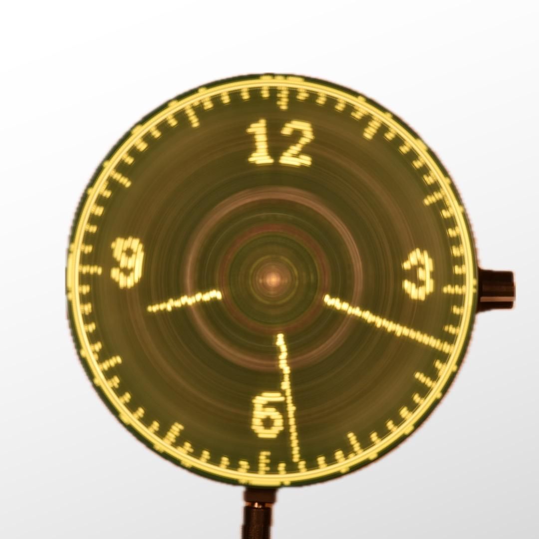 A Persistence of Vision Rotating Display Controlled by a Raspberry Pi Pico. : 8 Steps (with ...