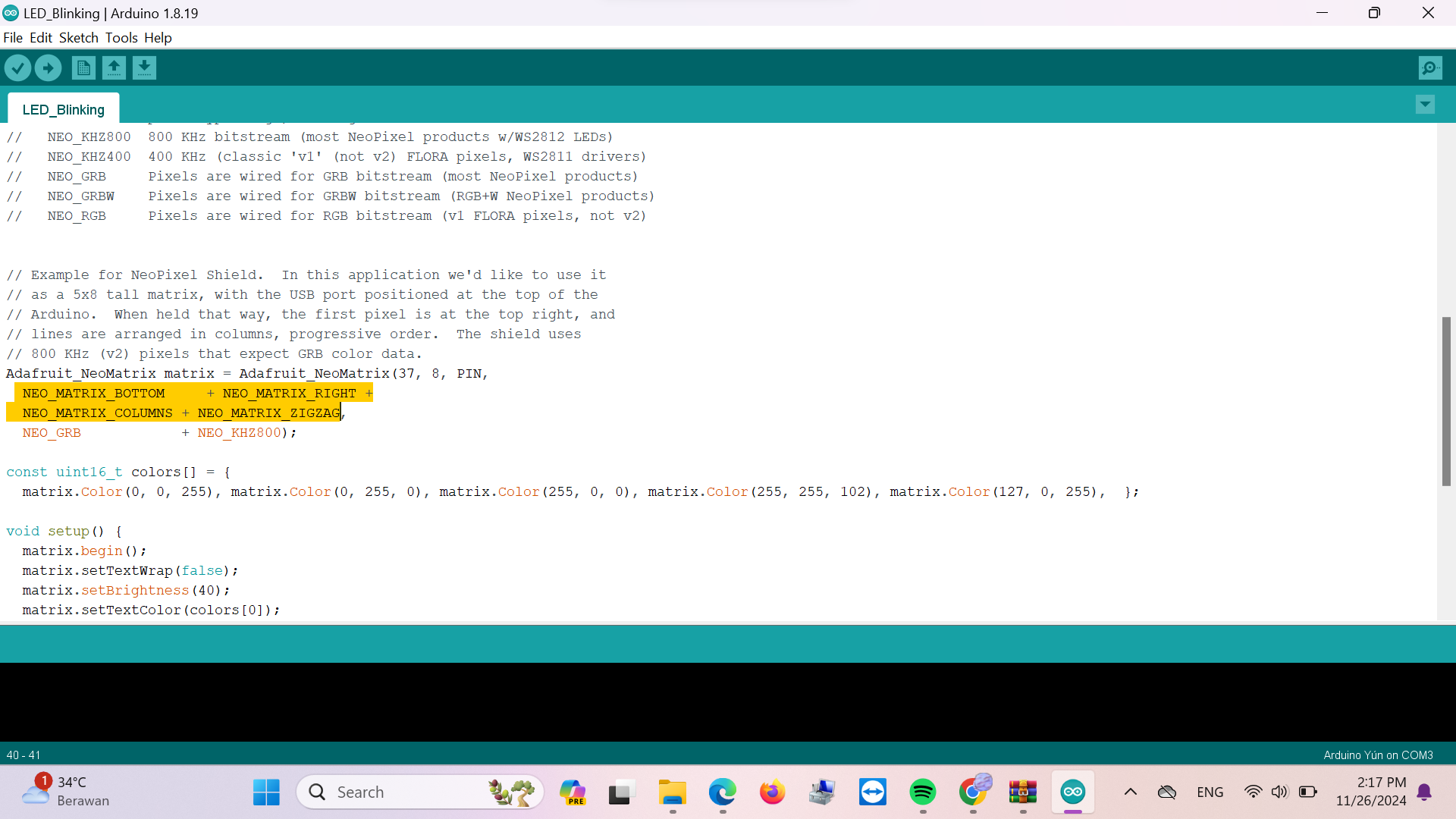 LED Blinking Running Text : 4 Steps - Instructables