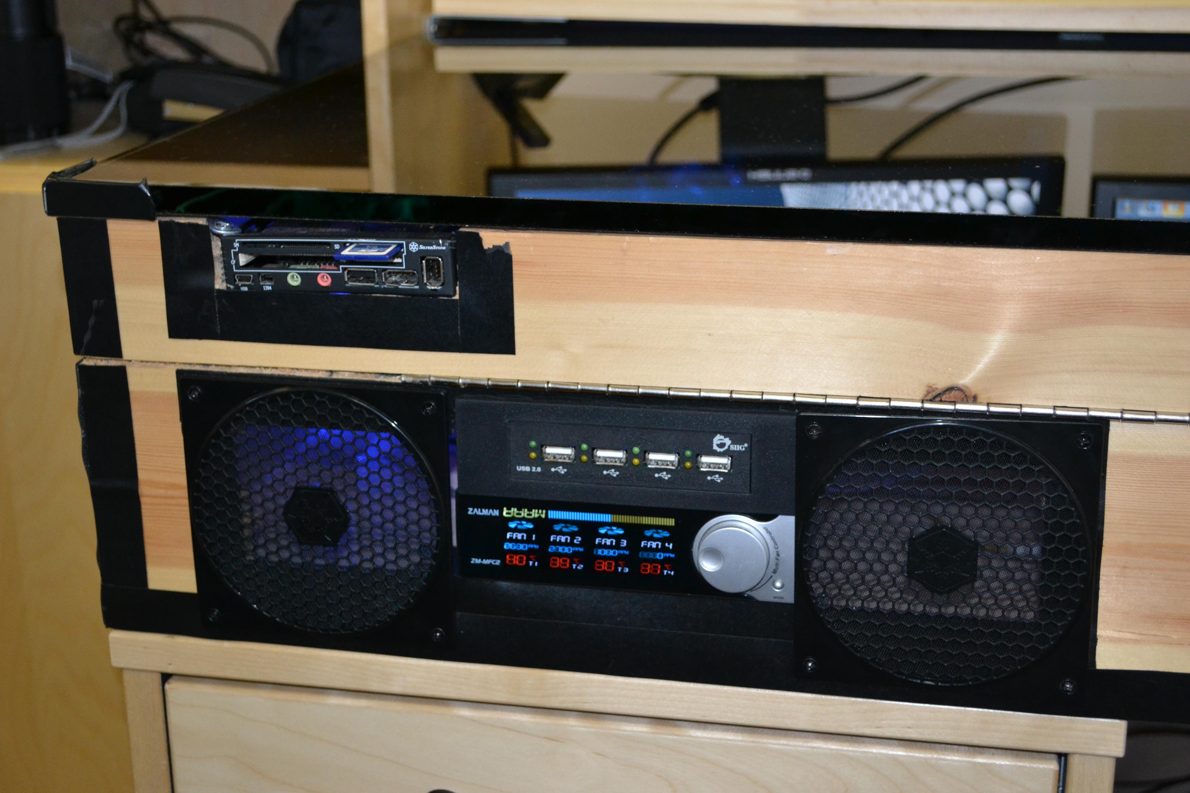 Desk With Built in PC - Instructables