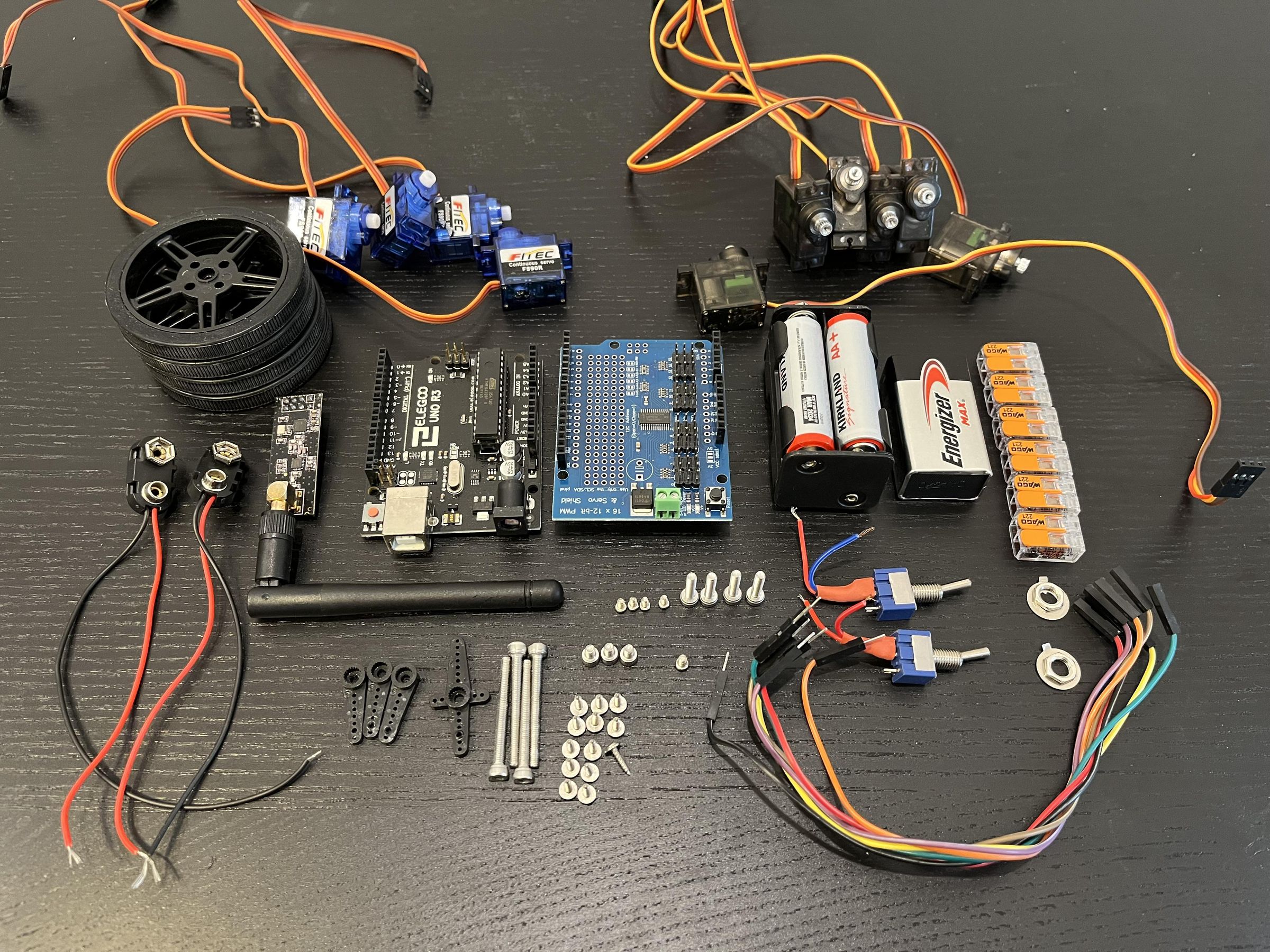 3D Printed Arduino Servo Platform With Robotic Arm : 4 Steps ...
