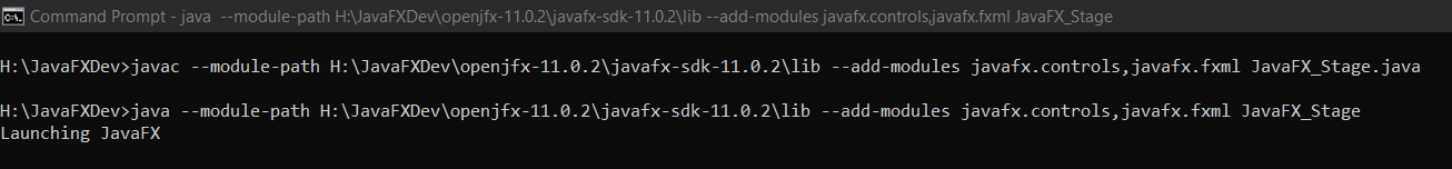 Compiling and Running a JavaFX Application on Command Line Using JDK ... Compiling and Running a JavaFX Application on Command Line Using JDK ...