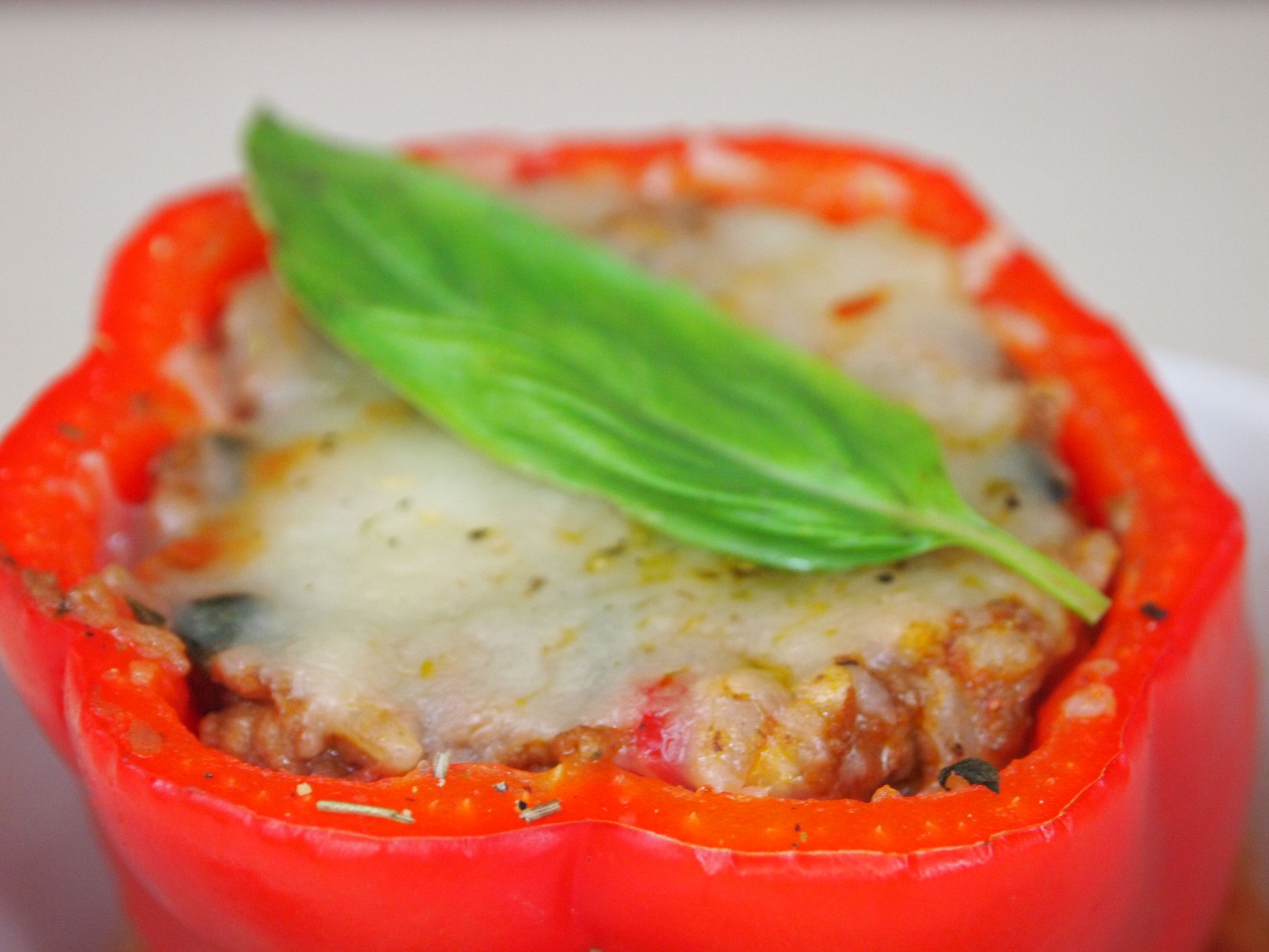 Delicious Stuffed Peppers With Basil : 5 Steps (with Pictures ...