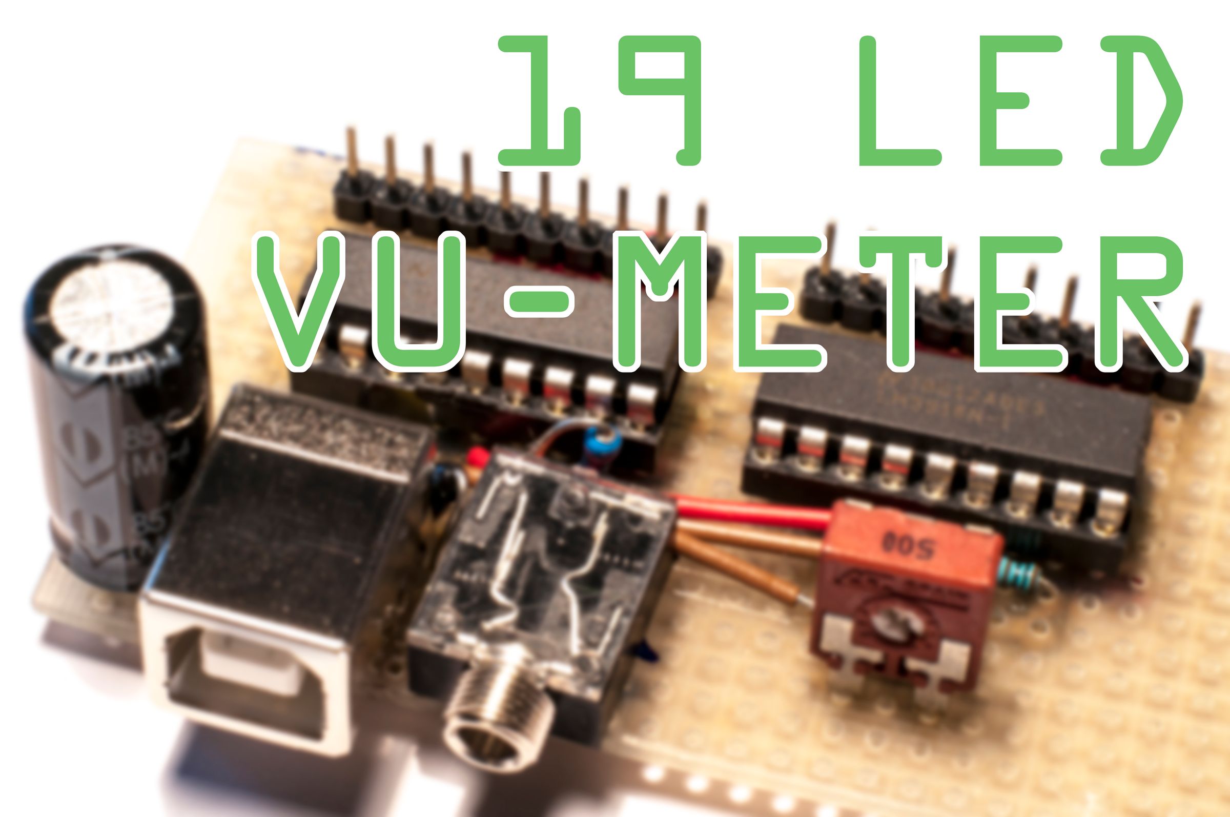 Simple 20 LED VU Meter + Datasheet Guide : 6 Steps - Instructables