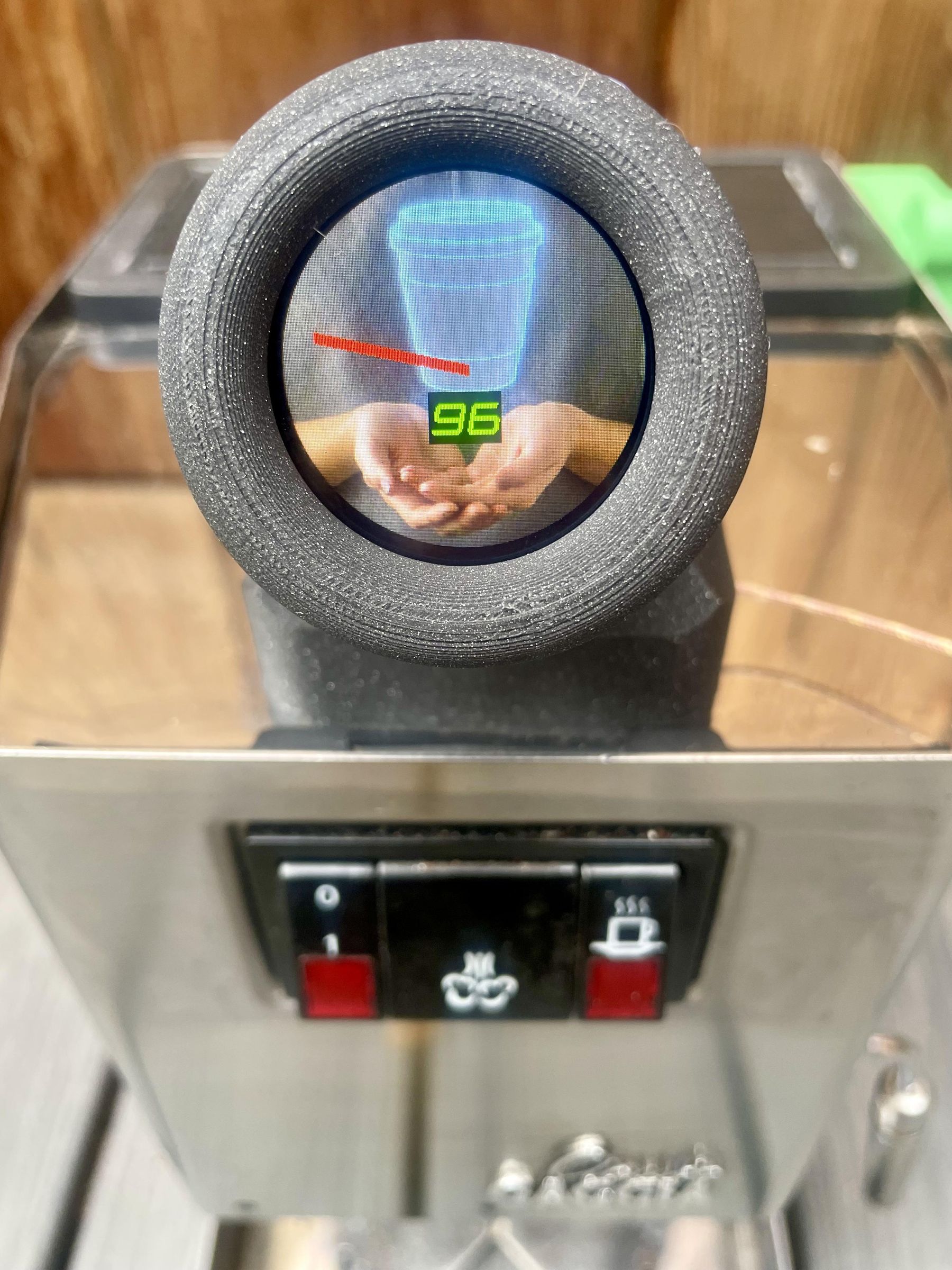 Gaggia Espresso Temp Gauge With Latte Art Screen : 5 Steps - Instructables