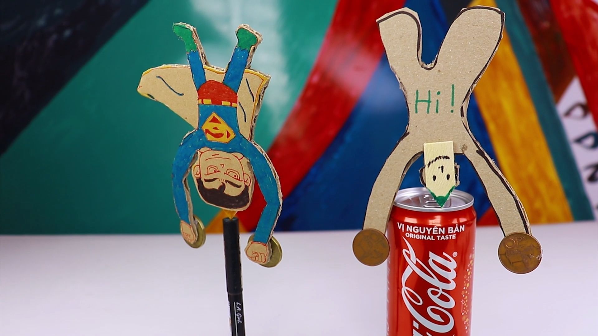 Make MAGIC SUPERMAN Balance From Cardboard : 7 Steps (with Pictures ...
