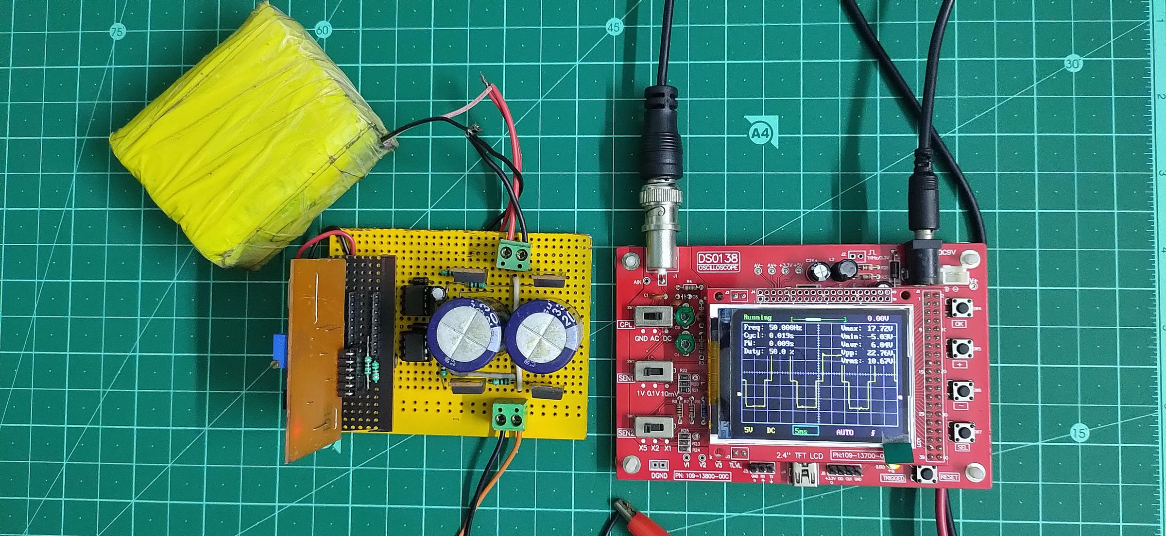 200W Modified Square Wave Inverter With Crystal Control : 10 Steps ...