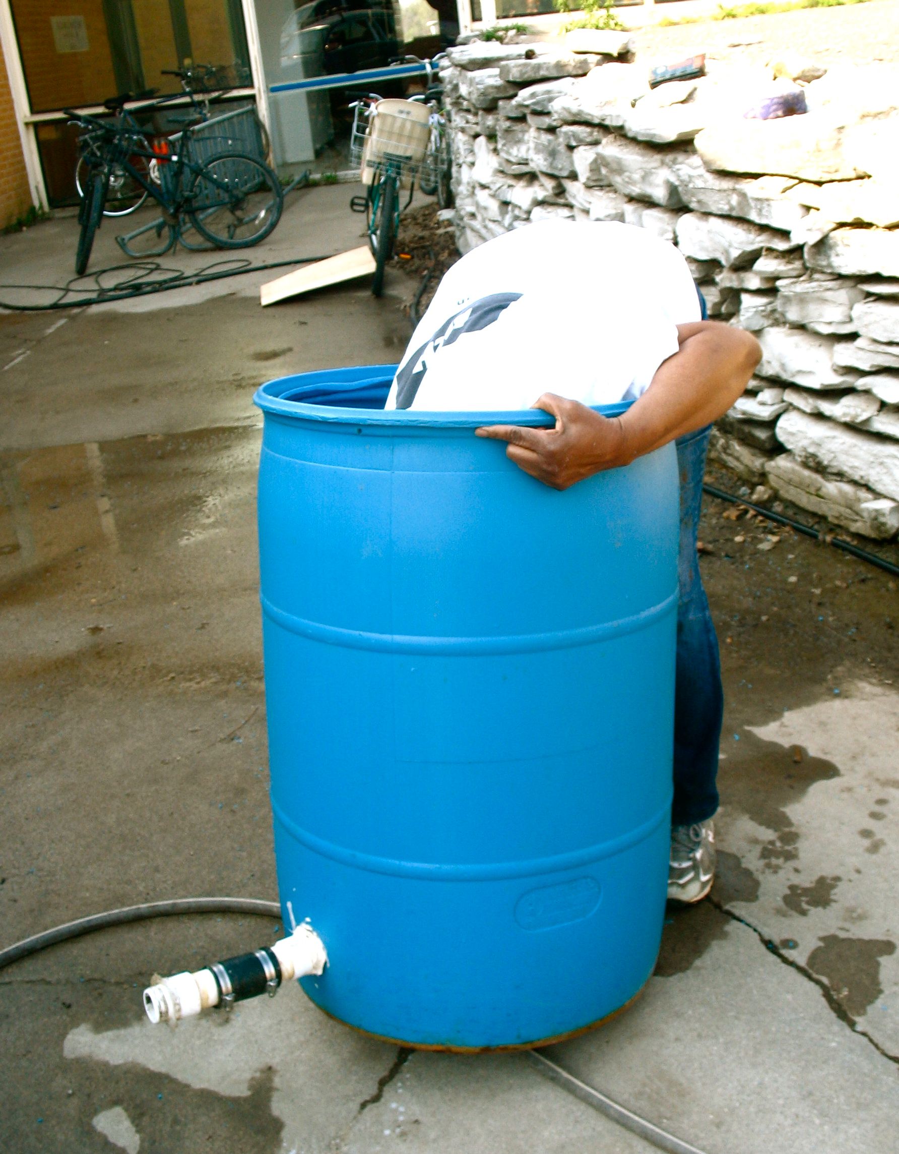 How to Make a Rain Barrel Water Catchment System (Better) : 4 Steps ...