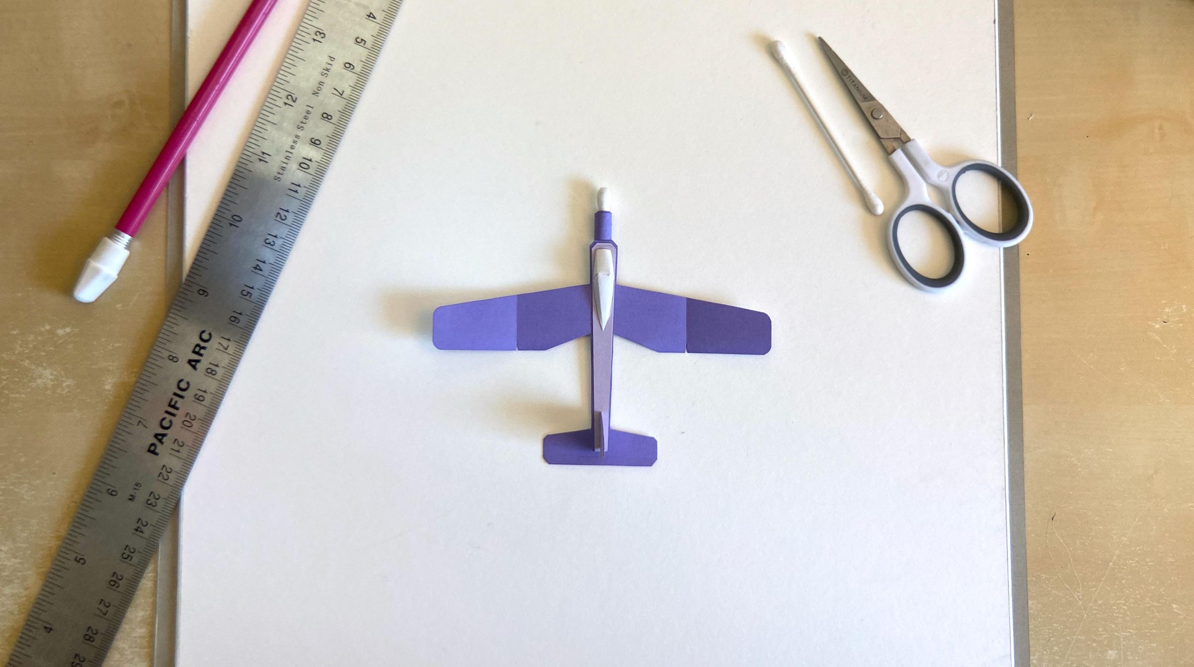 Cotton Swab Card Stock Micro Gliders : 9 Steps (with Pictures ...