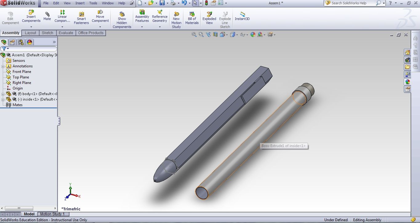 SolidWorks Mechanical Pencil : 9 Steps - Instructables