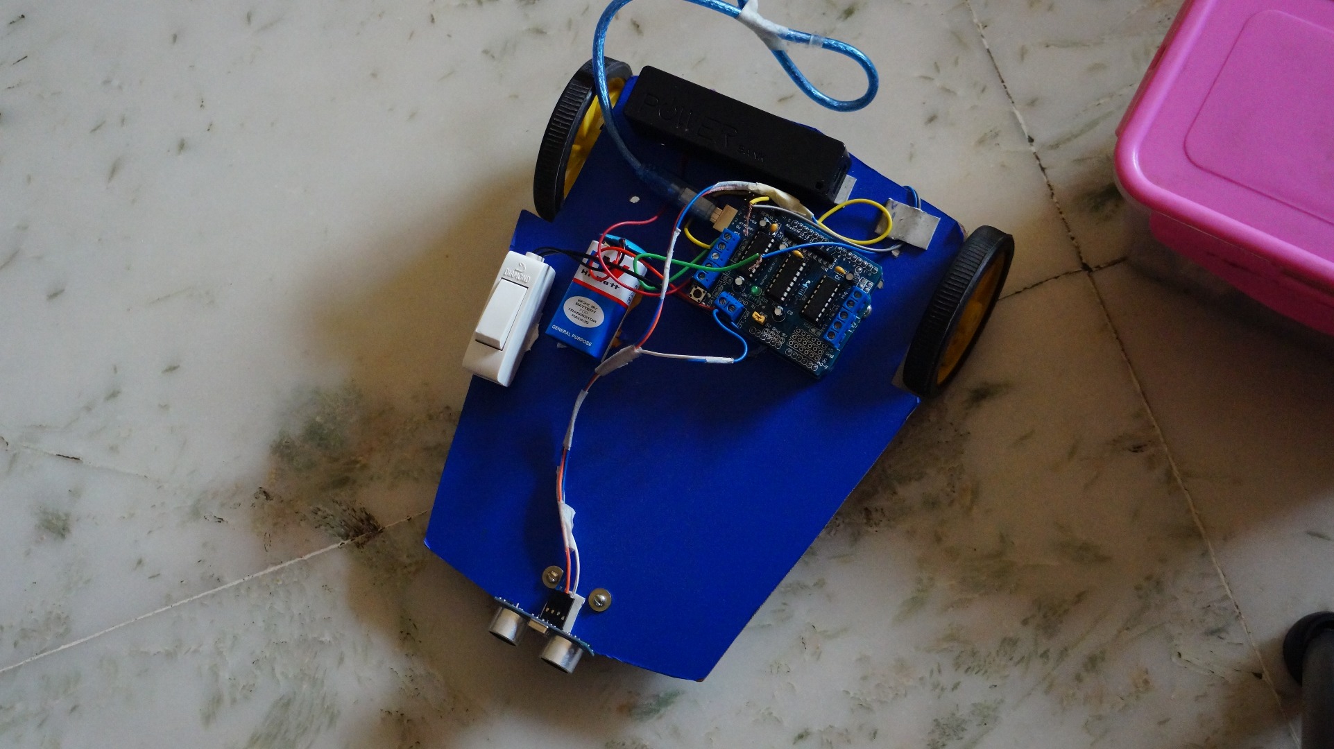 Obstacle Avoiding Robot - Motor Shield : 4 Steps - Instructables