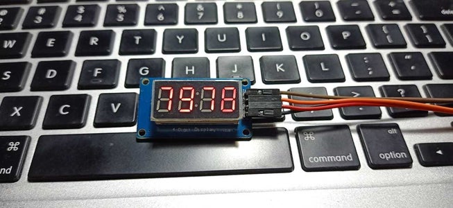 Menampilkan Posisi Derajat Servo Pada 7 Segment Tm1637 Menggunakan Arduino 5 Steps