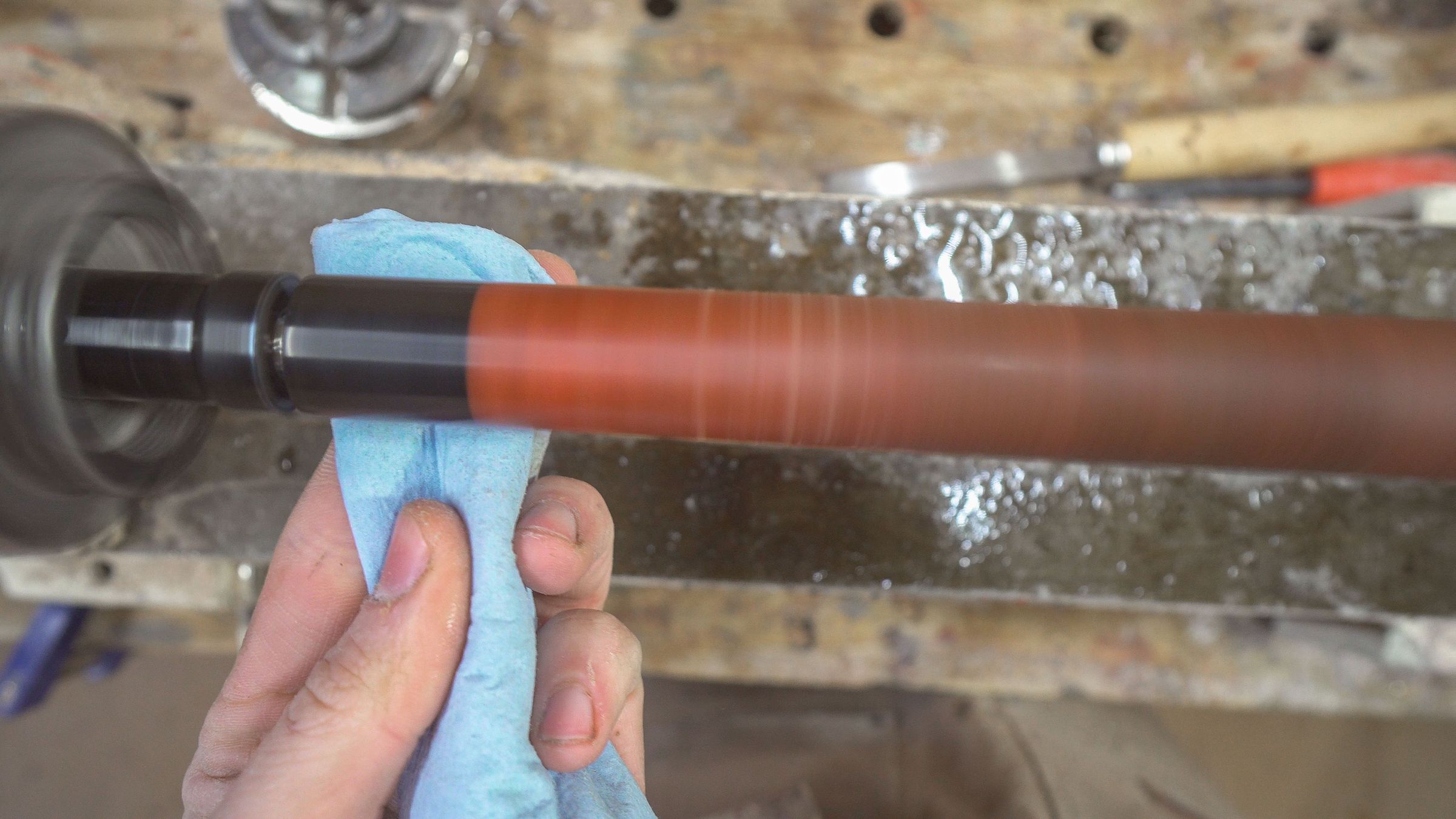 How to Make a Custom Hybrid Epoxy Pool Cue Using a Wood Lathe : 19 ...