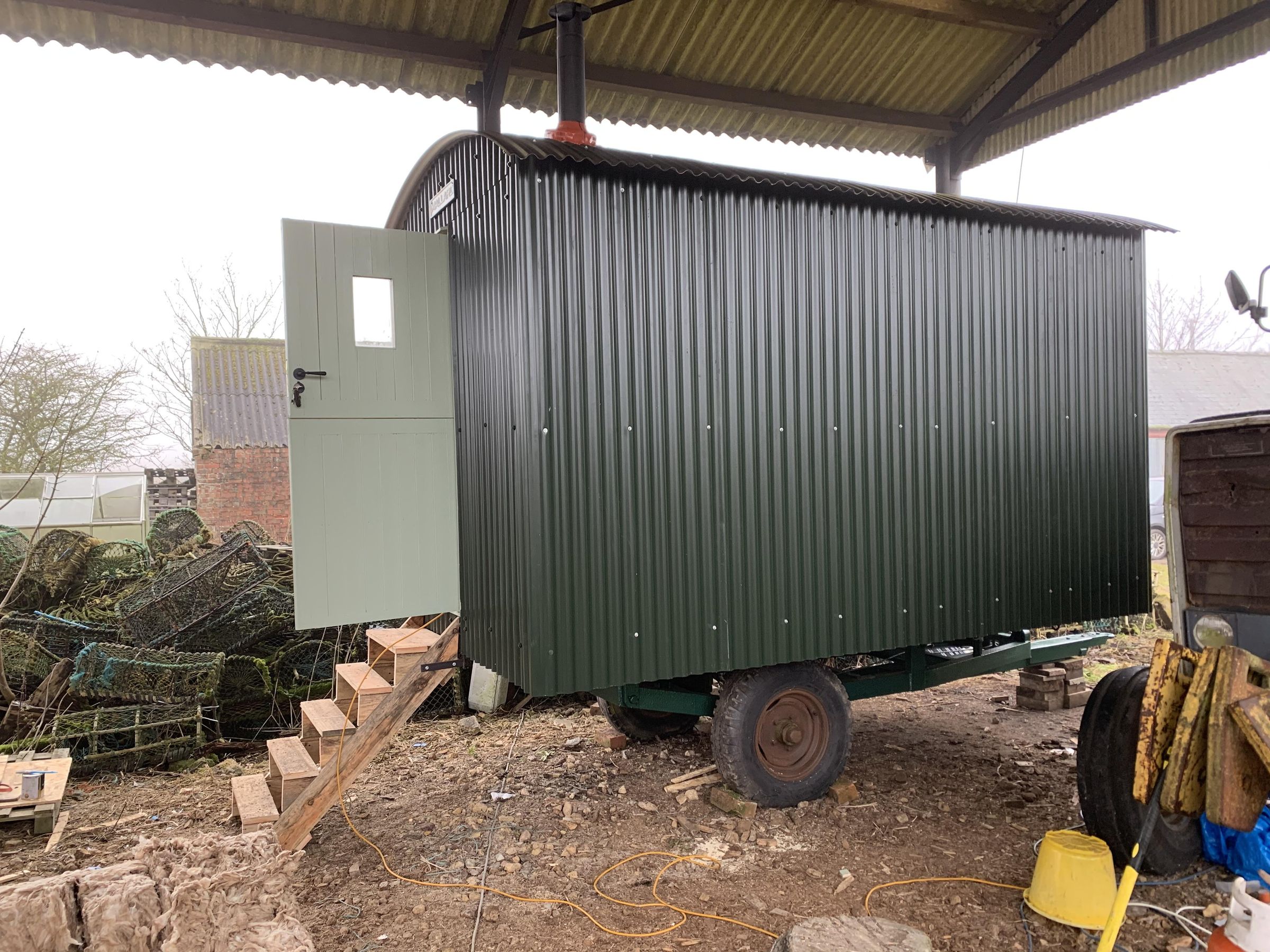 Self Build Shepherds Hut. Step by Step With Photos. Off Grid Living ...