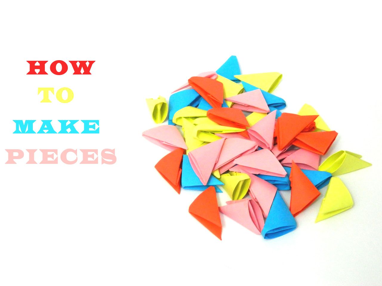 How to Make 3D Origami Pieces (HD) - Instructables