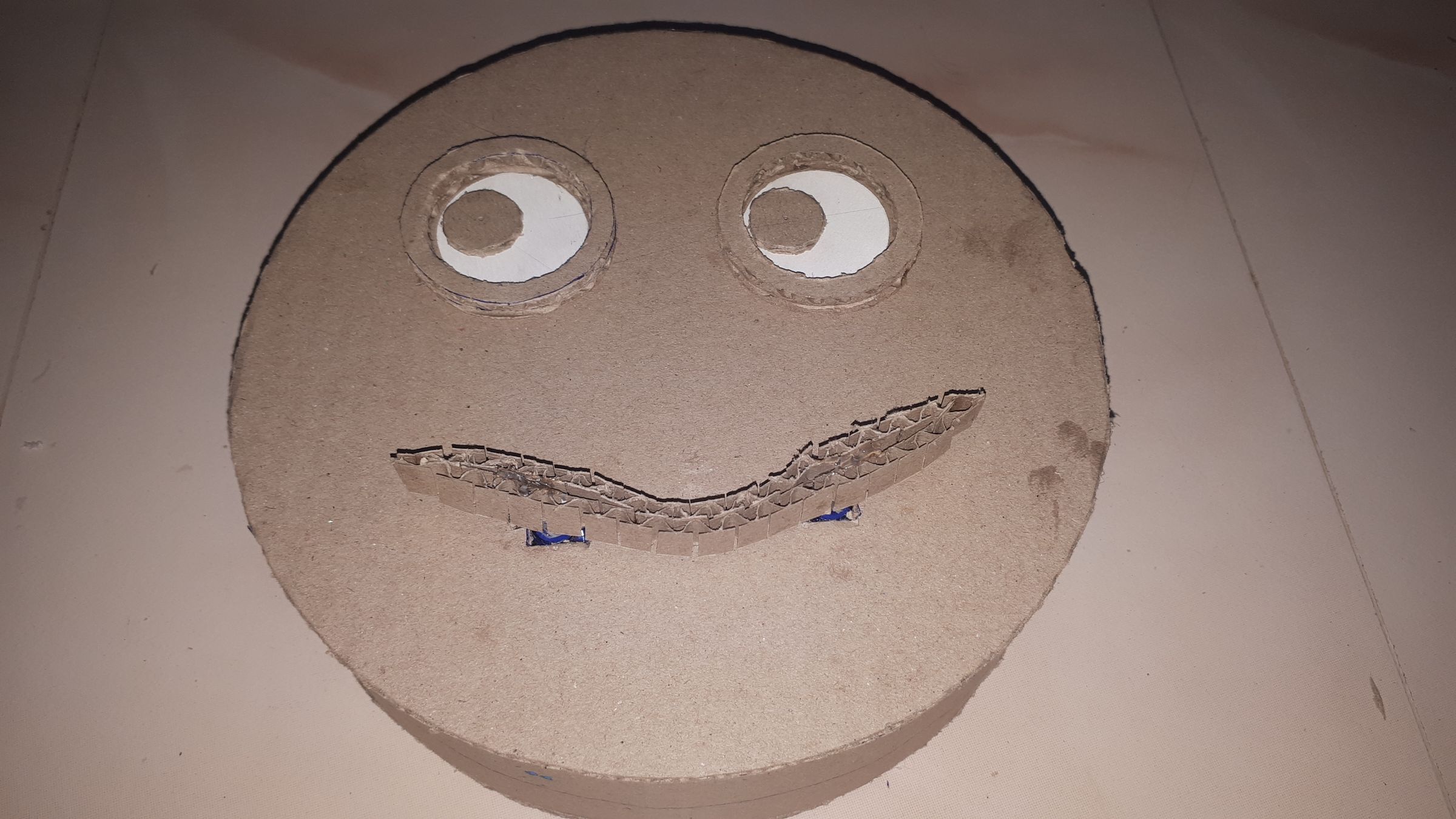Cardboard Animatronic Smiley With BT App : 22 Steps (with Pictures ...