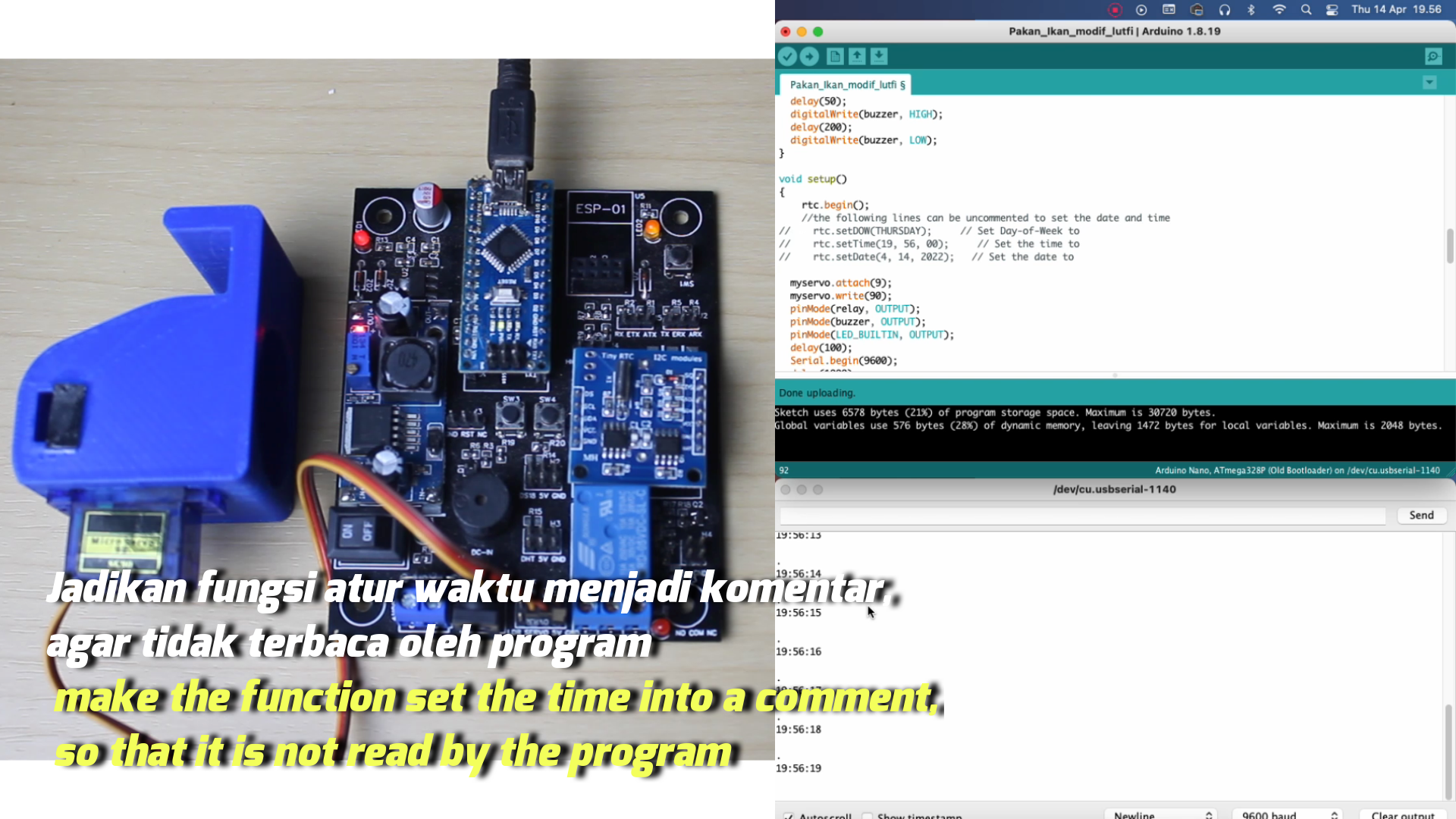 Automatic Fish Feeder Using Arduino Nano : 8 Steps (with Pictures ...