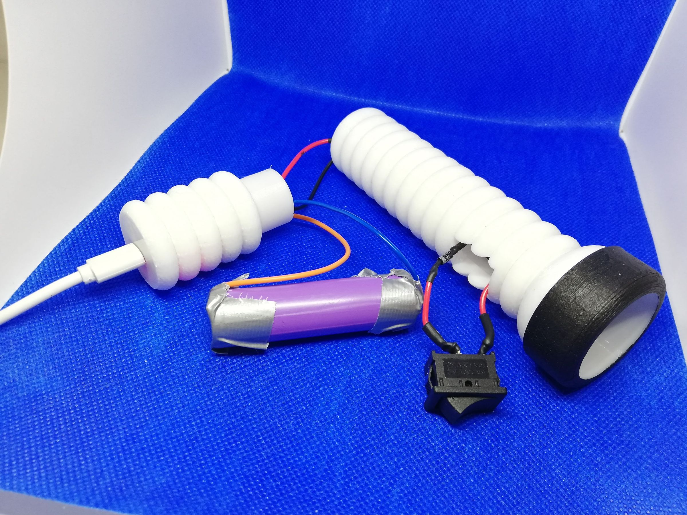 USB Rechargeable Eco Friendly Flashlight : 4 Steps (with Pictures ...