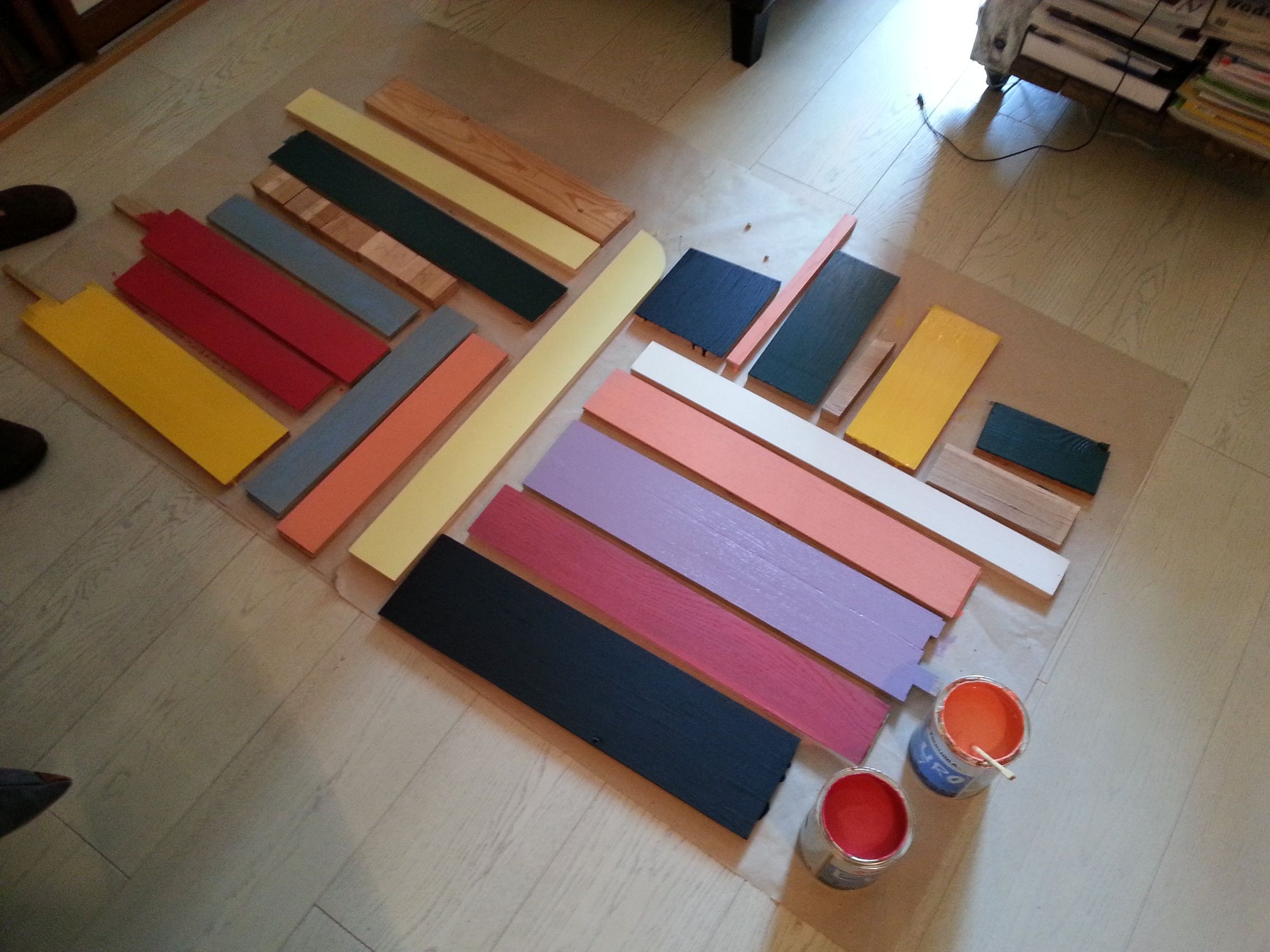 Table With Patchwork From Wood Scraps : 12 Steps (with Pictures ...