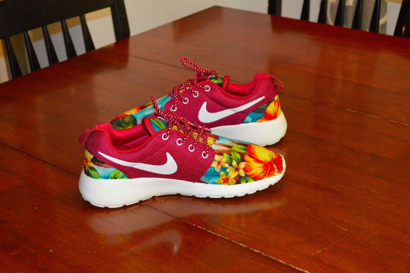 Nike Roshe Run Mens Custom Floral