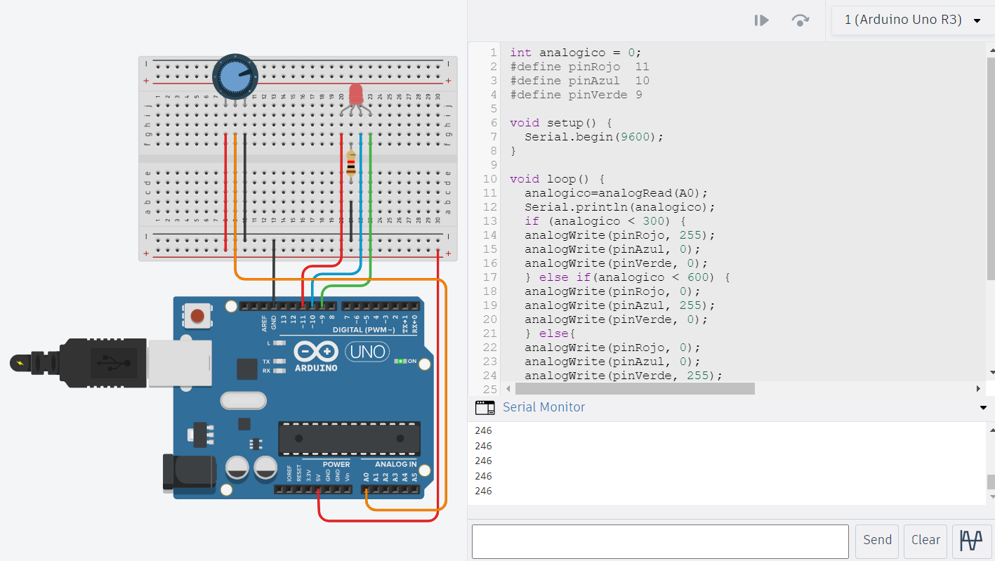 Tarea 2 Control De LED RGB Con Potenciometro : 3 Steps - Instructables