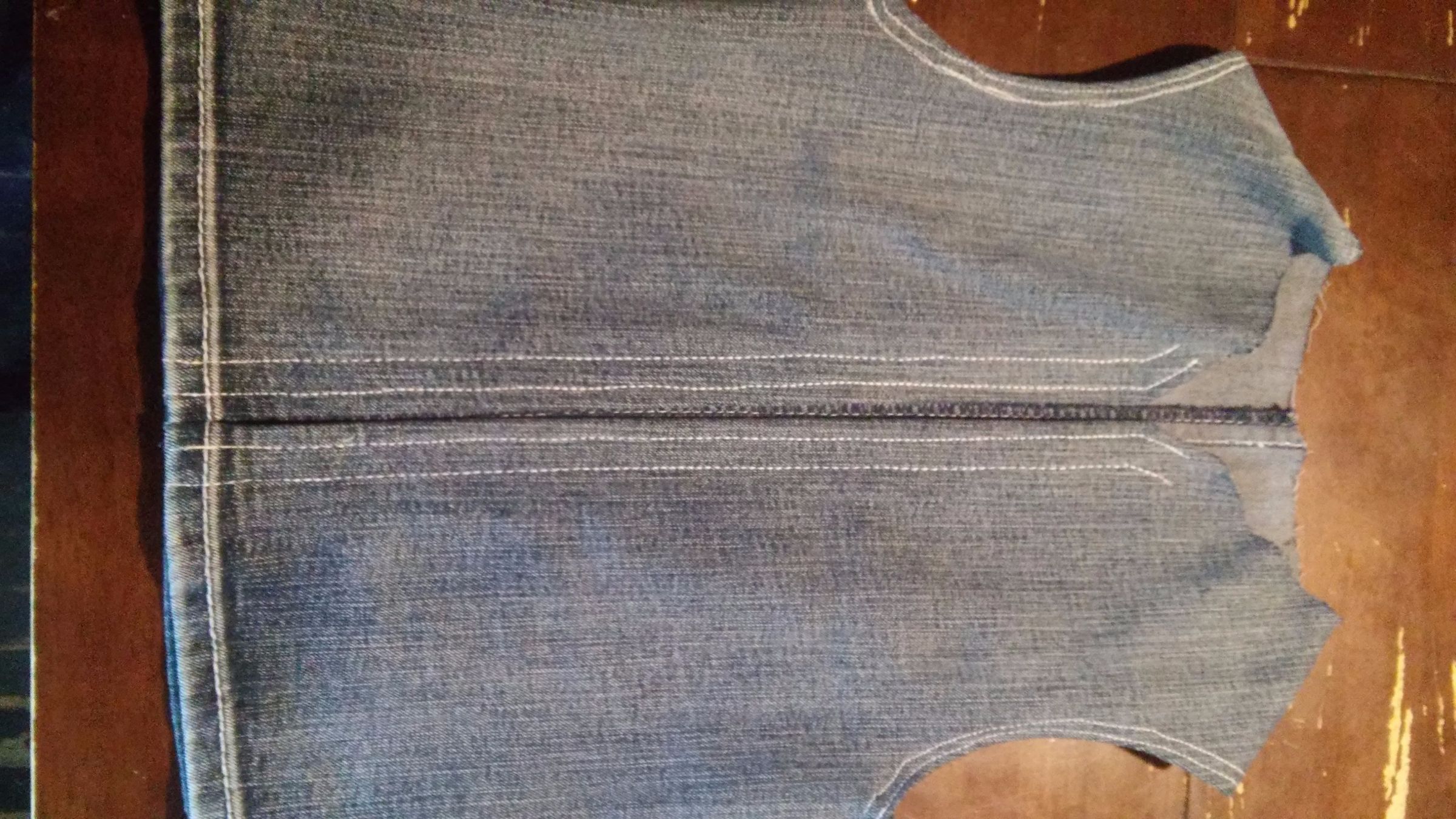TRANSFORM Old Jeans Into a VEST! : 9 Steps (with Pictures) - Instructables