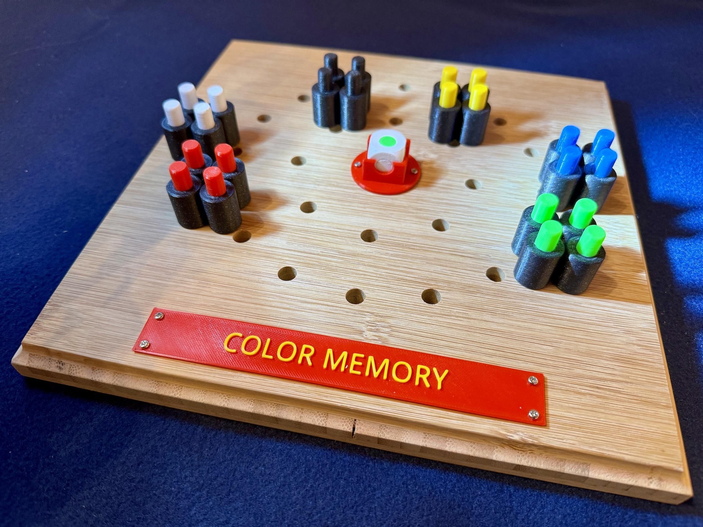 Color Memory - Family Game - Woodwork - 3D Printing : 12 Steps (with Pictures) - Instructables