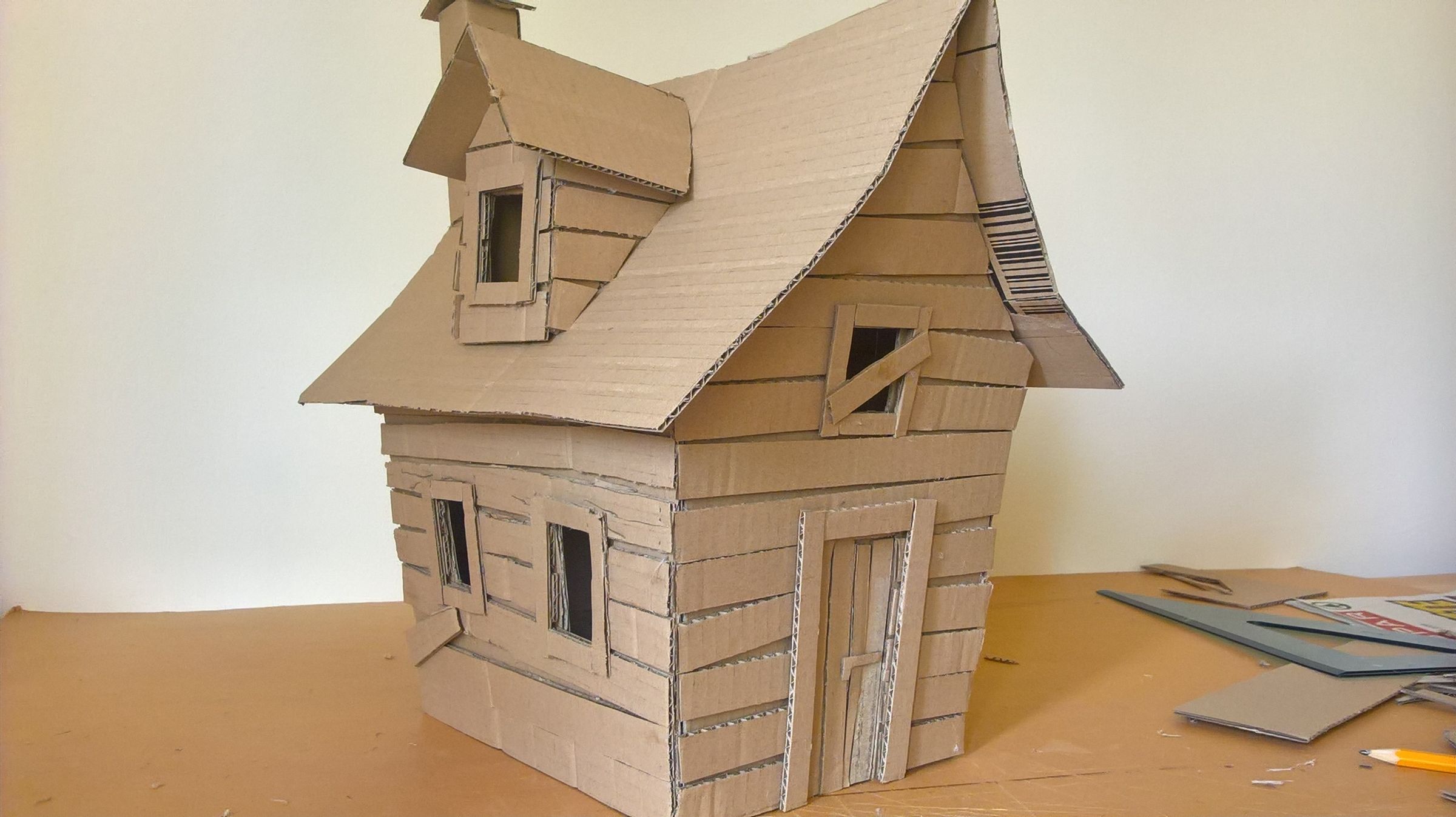 DIY Witch House Using Recycled Cardboard. : 5 Steps - Instructables