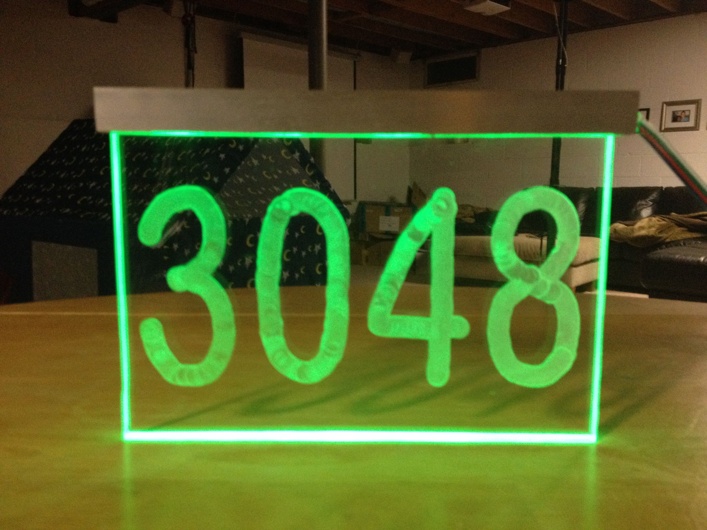 LED House Number Plexiglass - Instructables
