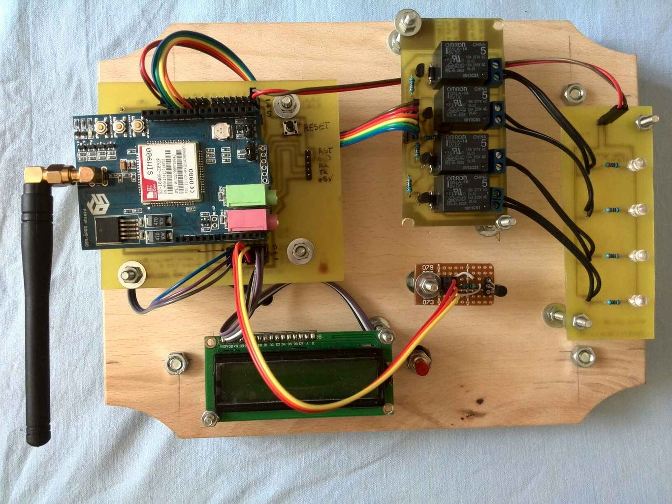 Home Automation System Using Arduino And Sim900 Gsm Module 9 Steps Instructables