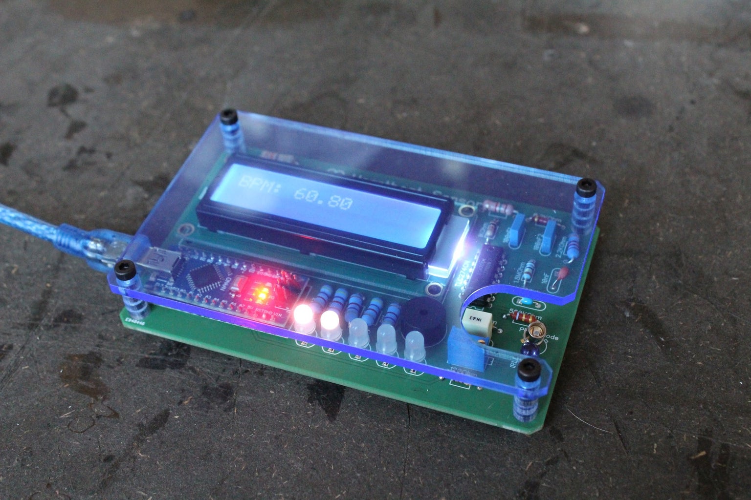 Heartbeat Sensor Phablabs 5 Steps Instructables