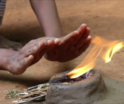 How to Make Small Clay Firewood Stove to Stay Warm This Winter : 6 ...