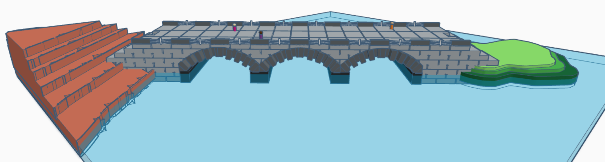 Pedestrian Keystone Bridge for Natural Environments : 8 Steps ...