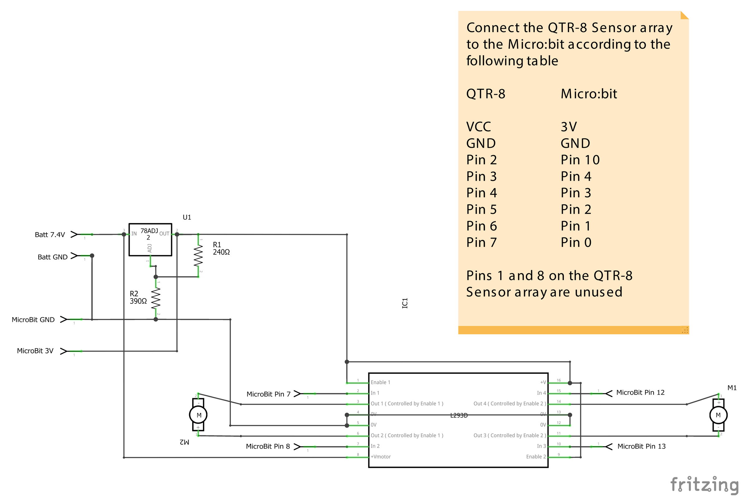 Micro:bit Line Following Robot : 7 Steps (with Pictures) - Instructables