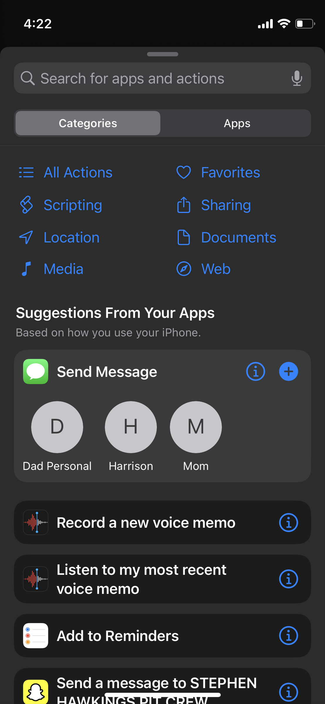 Voice Activated Socket Selector - Particle Argon - IOS Shortcuts - Lane ...