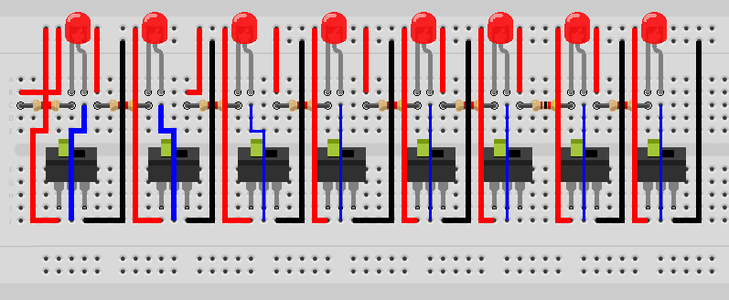 Bits4bots Binary To Bcd Counter Using Ttls 74ls185 Obsolete Part 8 Steps Instructables 4564