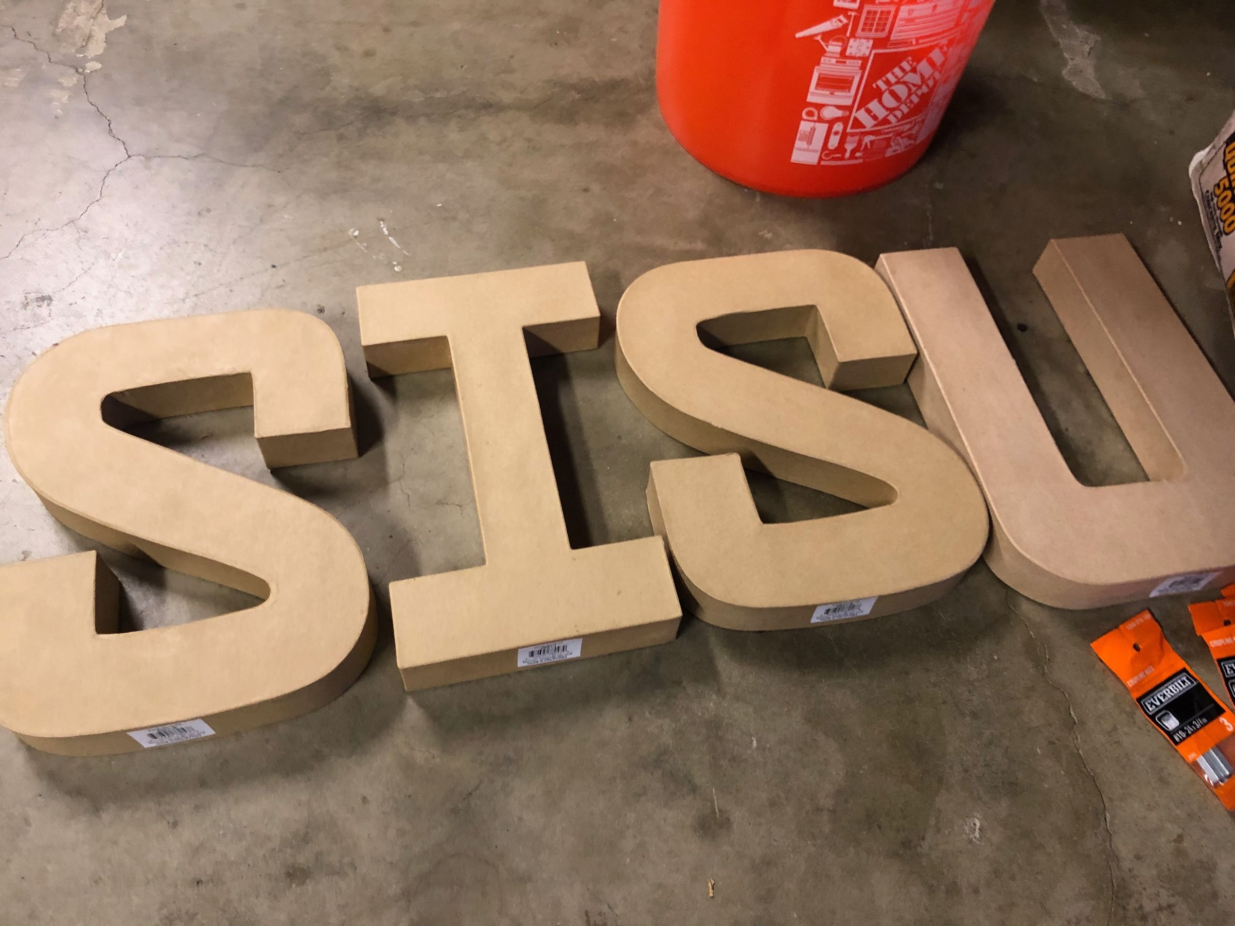 Concrete Letters : 4 Steps (with Pictures) - Instructables