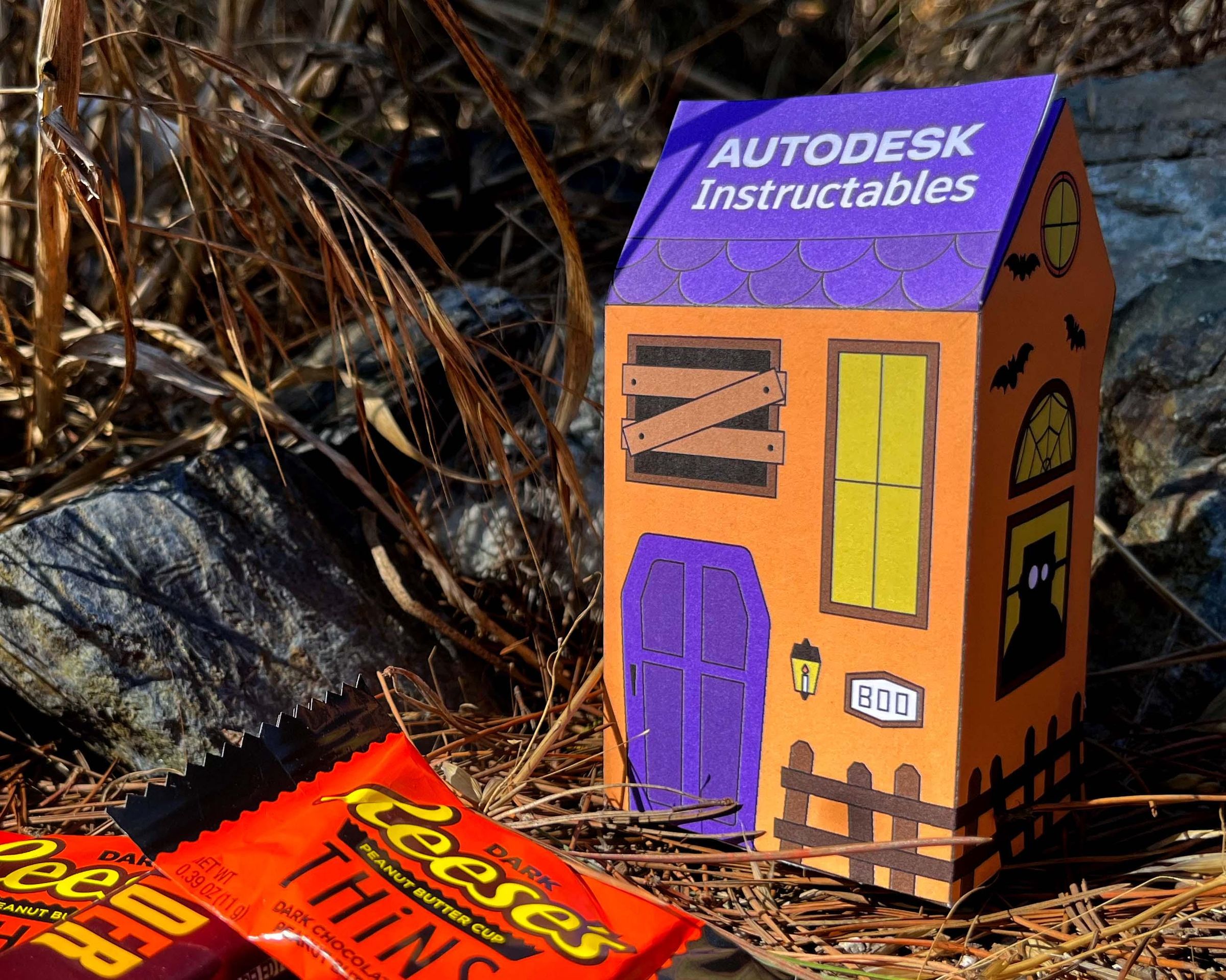 Free Halloween Haunted House Papercraft : 7 Steps (with Pictures ...