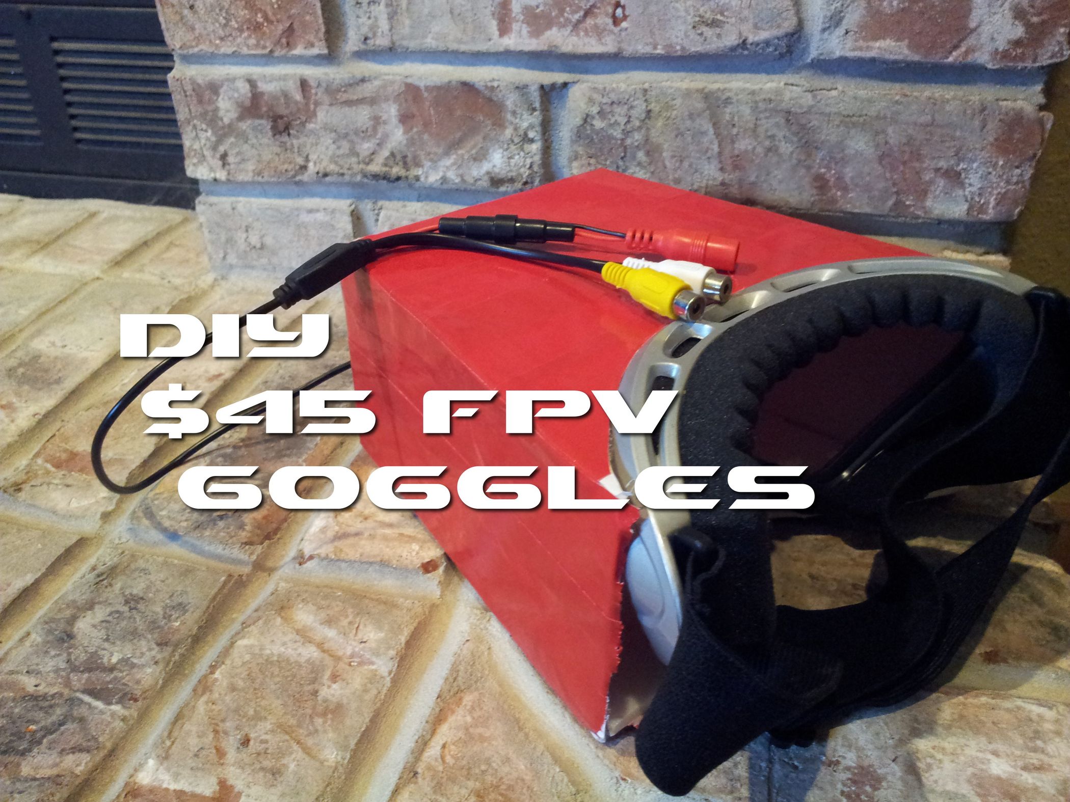 DIY $45 FPV Goggles for RC Quad Copters or Planes : 6 Steps - Instructables