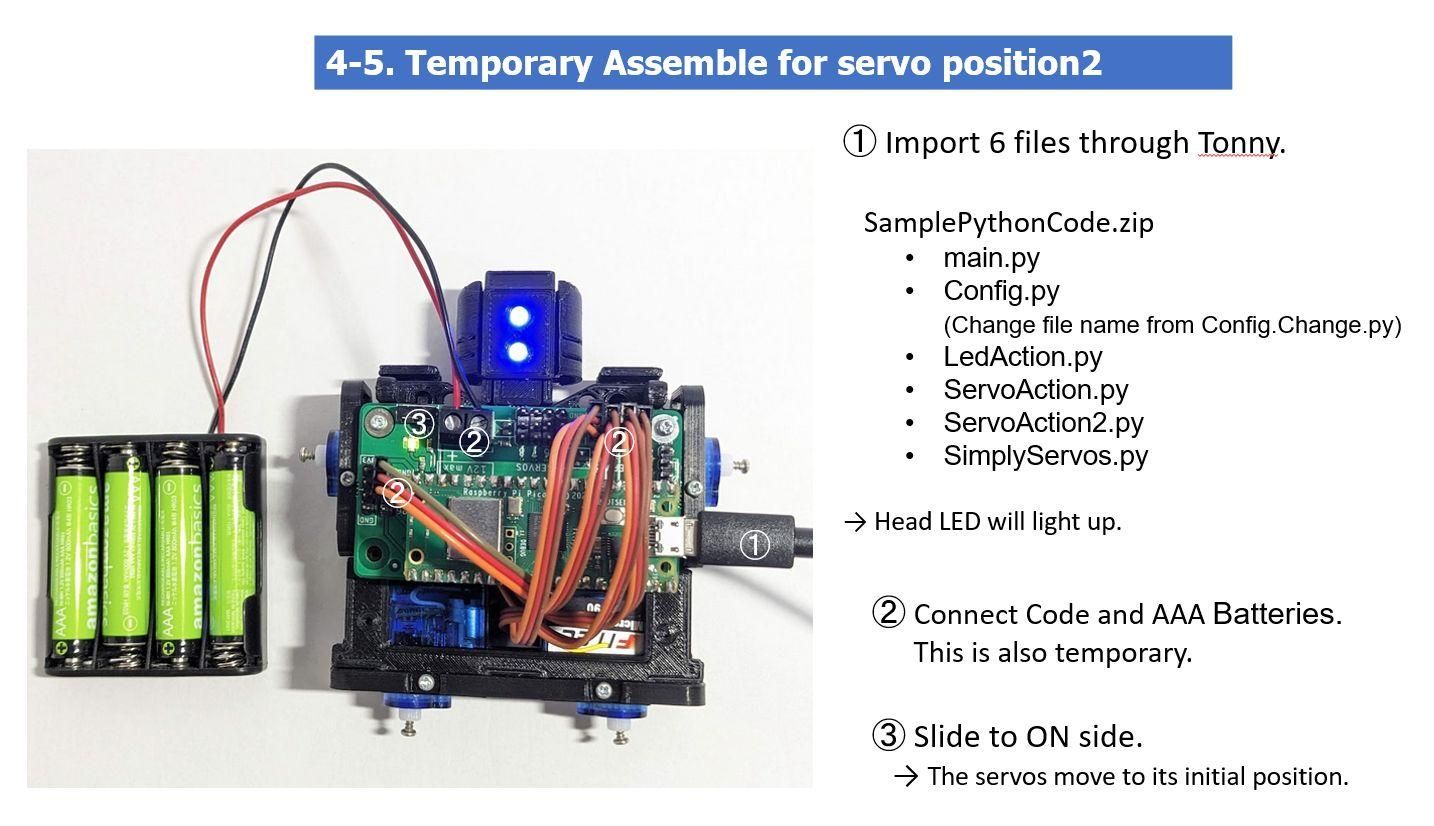 Raspberry Pi Pico Open Remote Control Walking Robot "EasyPico" : 10 ...