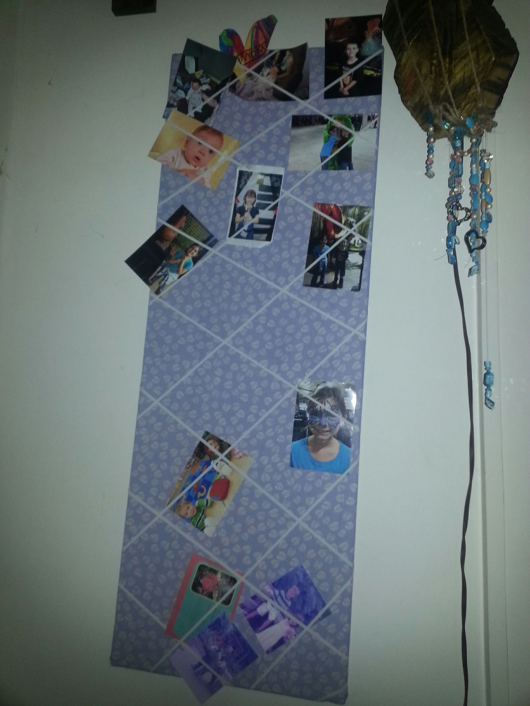 Easy Elastic Photo Board : 6 Steps - Instructables