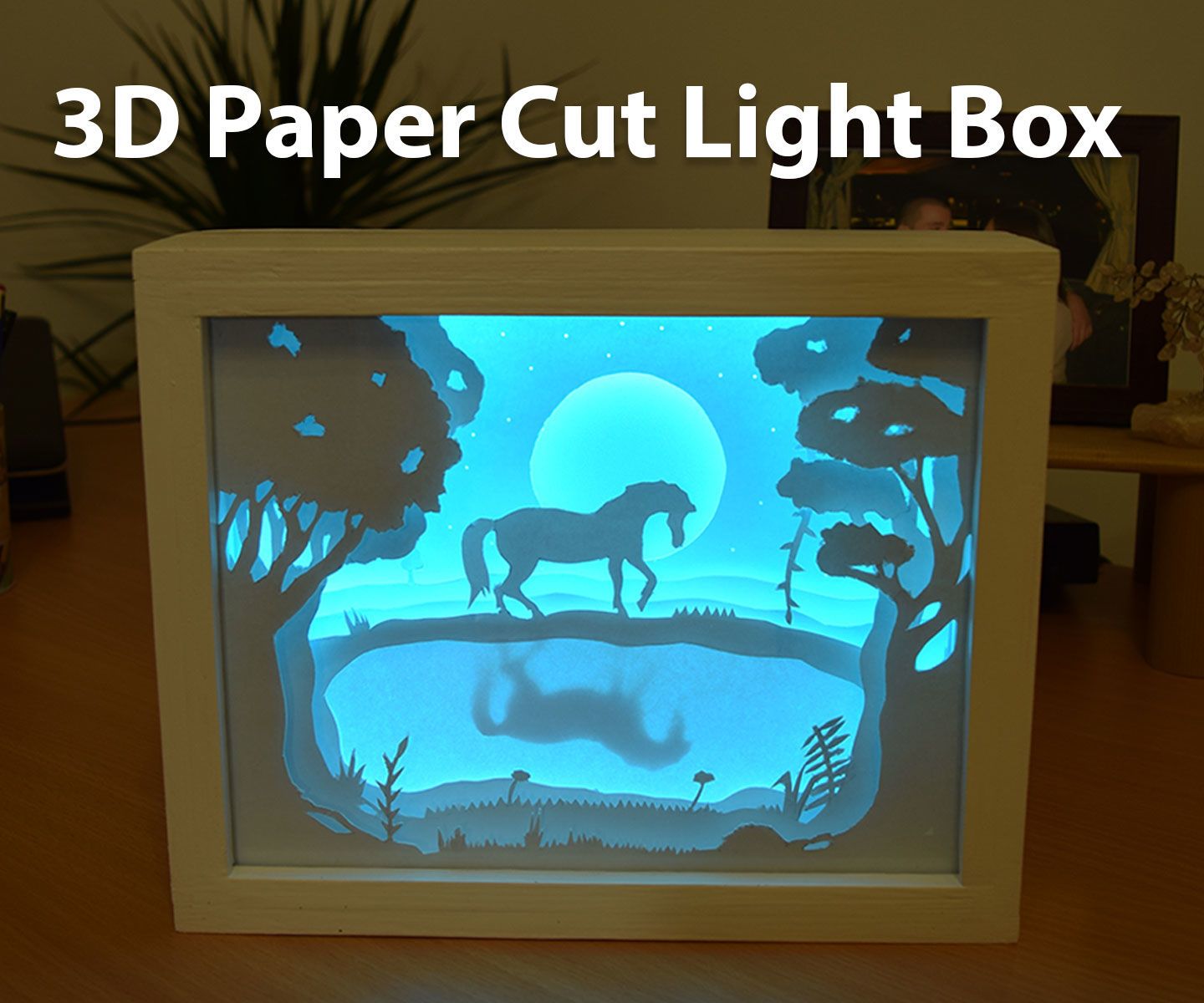 How to Create a 3D Paper Cut Light Box | DIY Project : 12 Steps (with ...