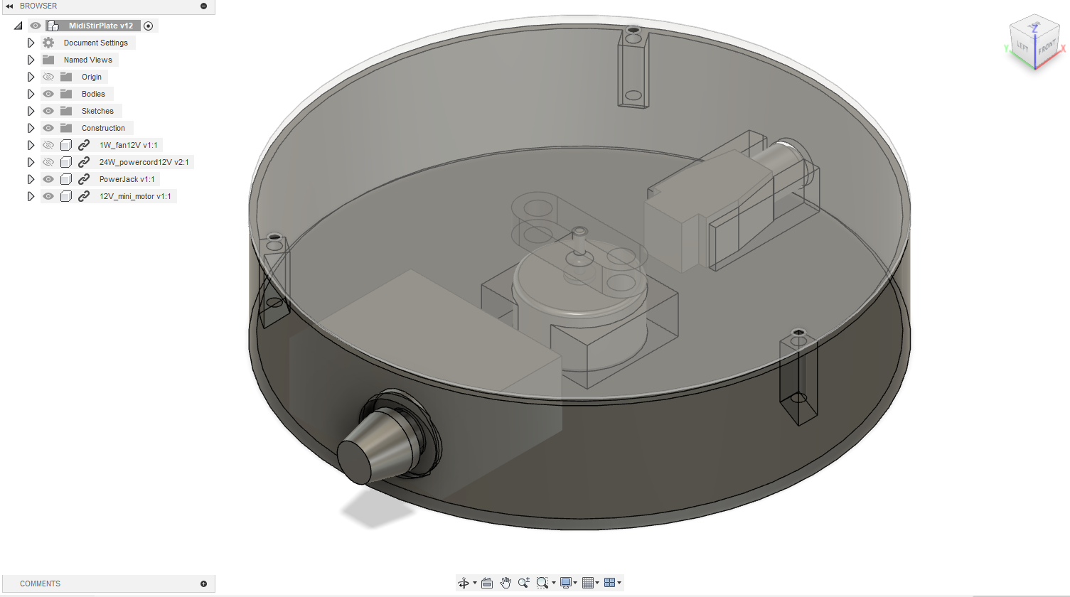 Simple 3D Printed Magnetic Stir Plate : 6 Steps (with Pictures ...