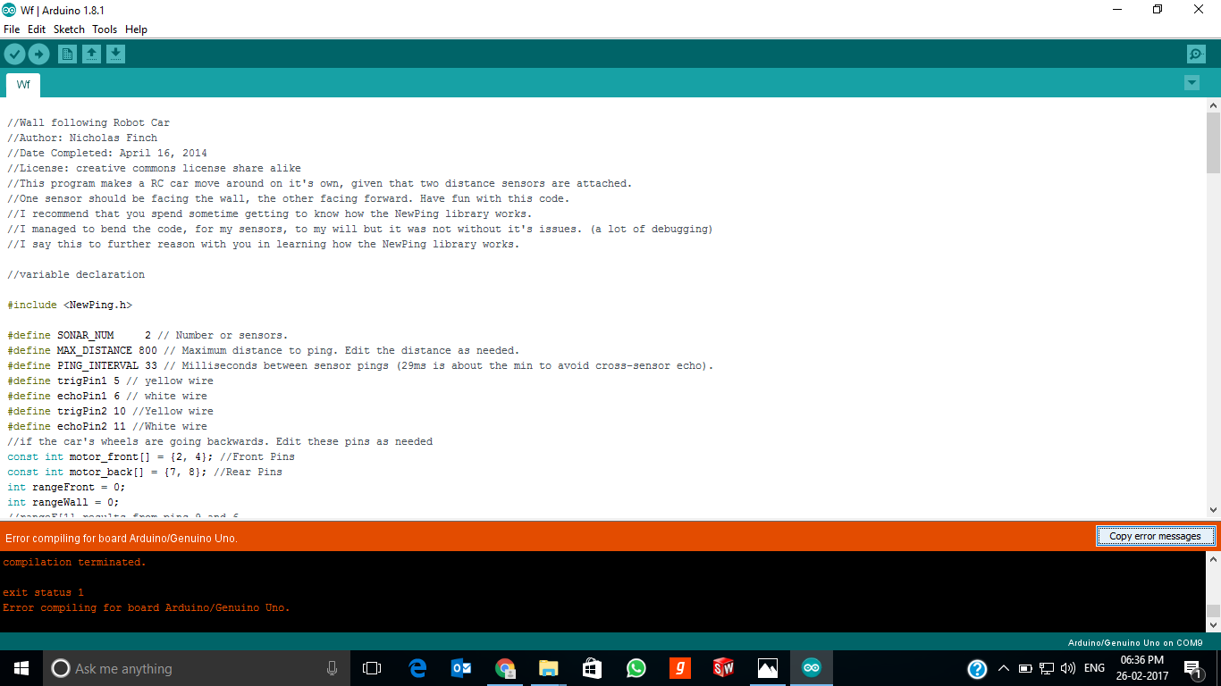 Wall Following Robot Car : 16 Steps - Instructables