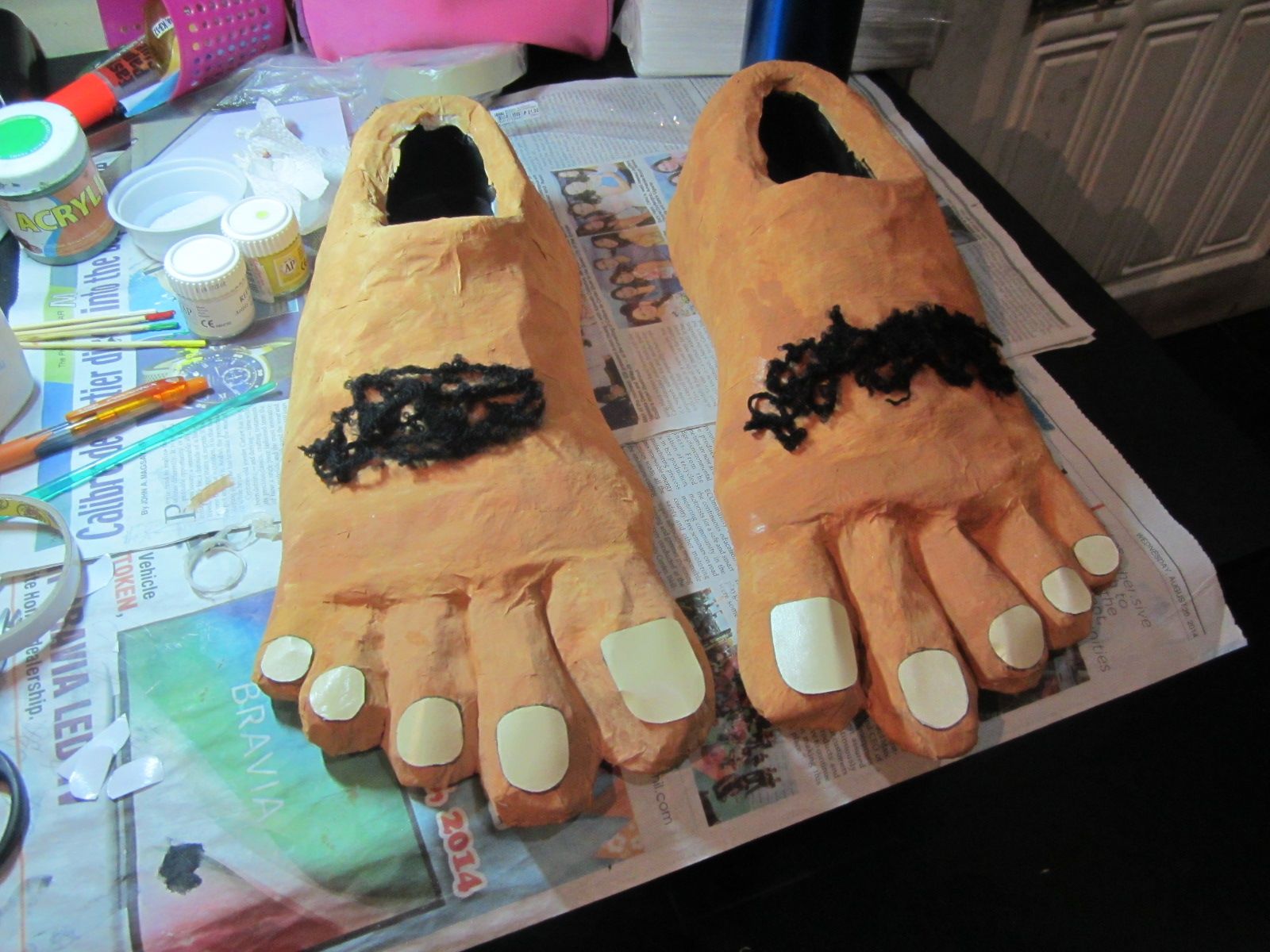 Hobbit Feet Costume : 6 Steps (with Pictures) - Instructables