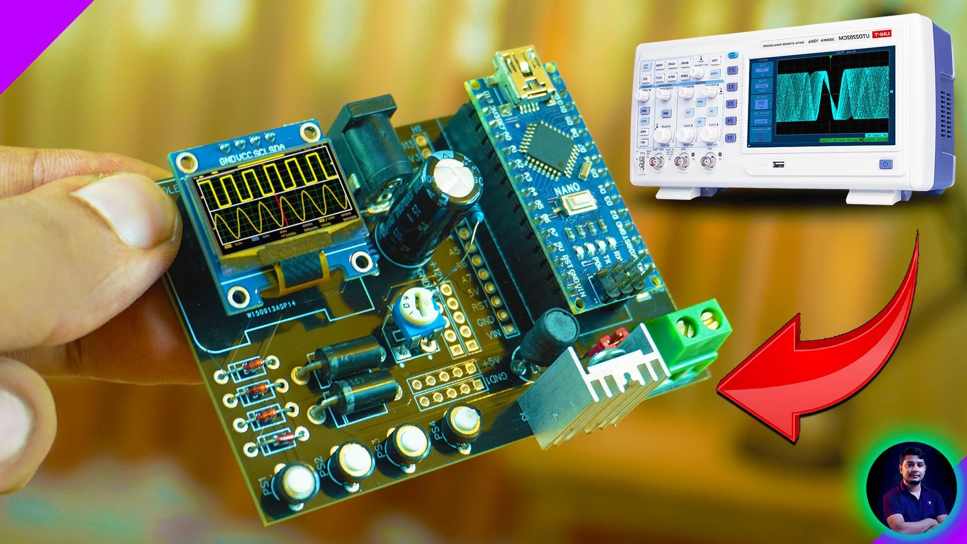 Build Your Own Arduino Nano Based DIY Oscilloscope With OLED Display ...