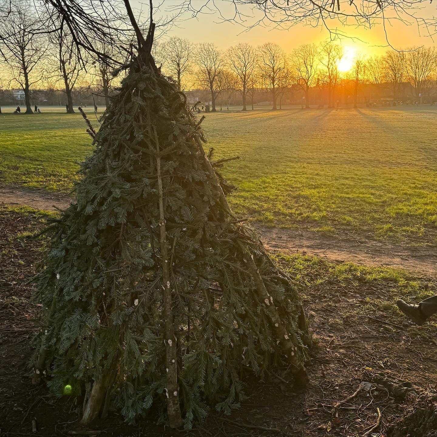 Upcycled Xmas Tree Den : 12 Steps (with Pictures) - Instructables