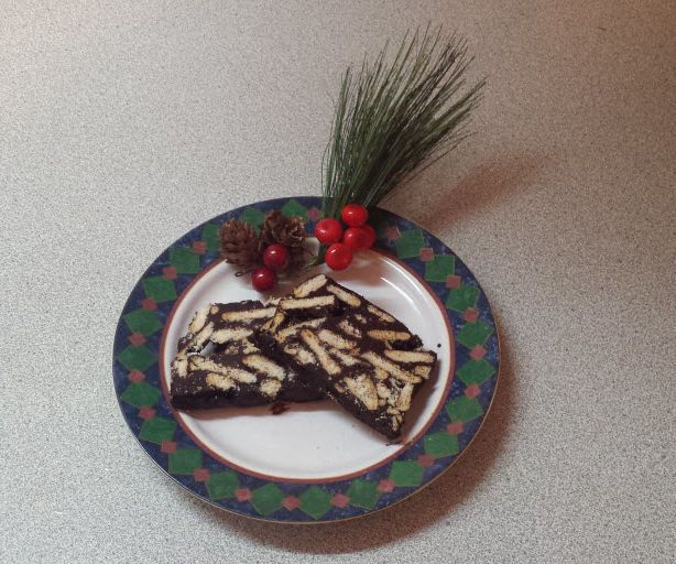 Cocoa and Tea Biscuits No Bake Cake : 3 Steps (with Pictures ...