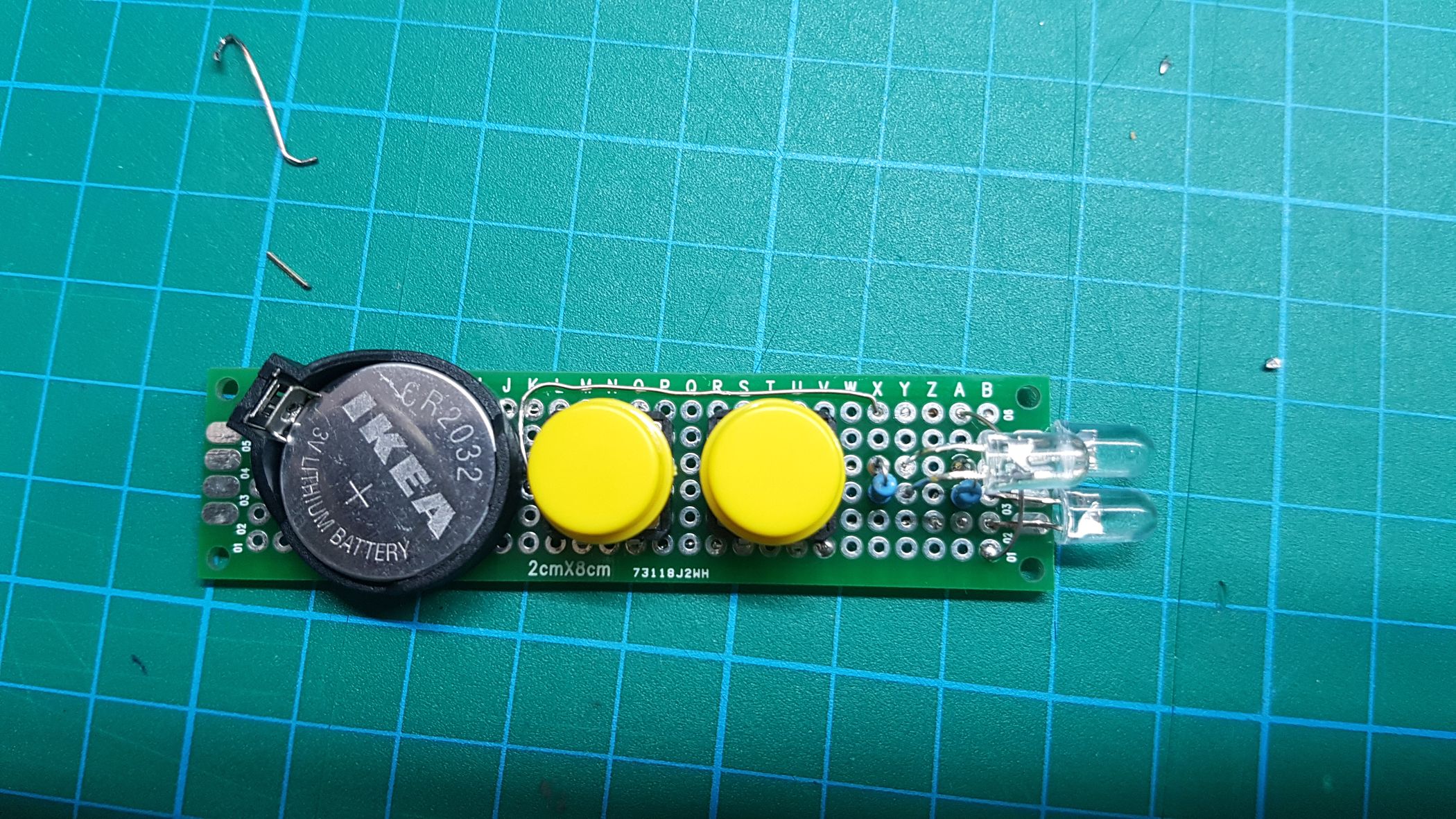 A Coin Cell Uv/white Flash Light in 30 Minutes or Less! : 4 Steps ...