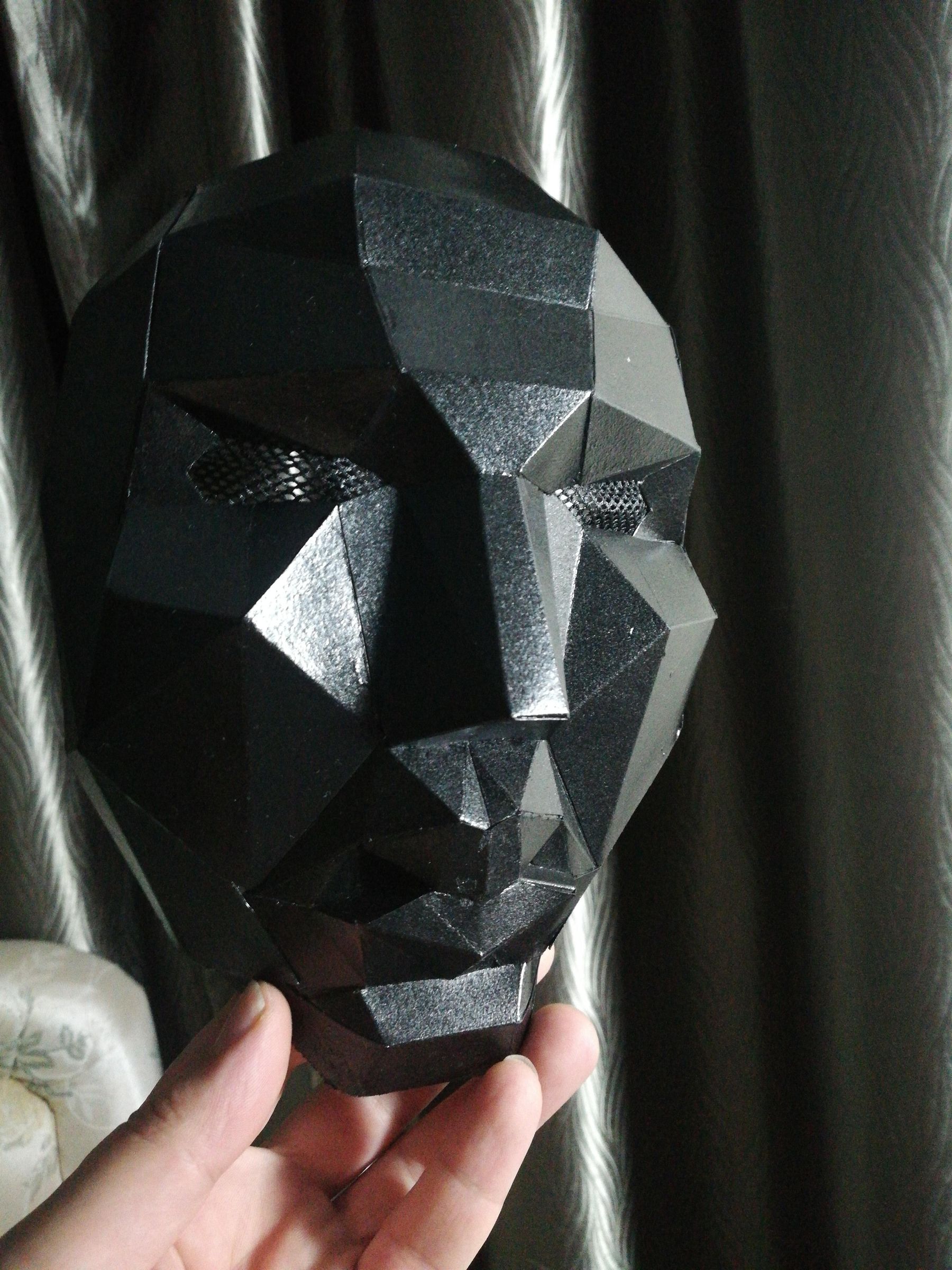 Papercraft Squid Game Frontman Mask for Halloween : 9 Steps (with ...